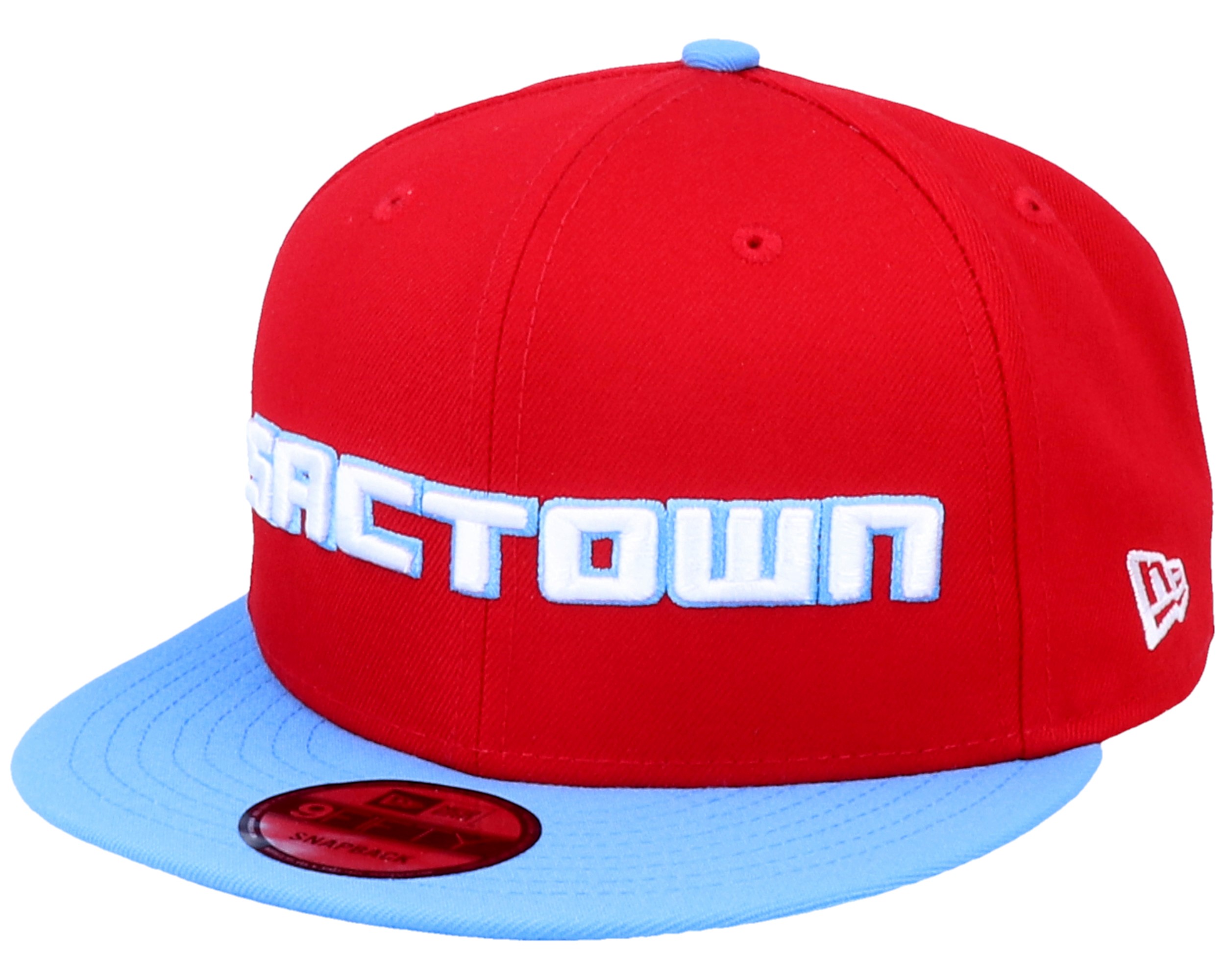 Sacramento Kings 9Fifty Red/Light Blue Snapback | Hatstoreworld.com