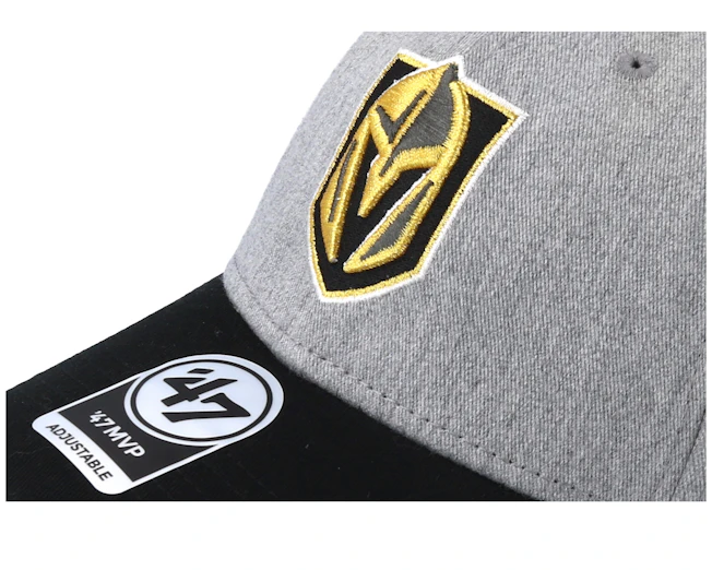 Vegas Golden Knights Palomino Two Tone 47 Mvp Heather/Black Adjustable ...