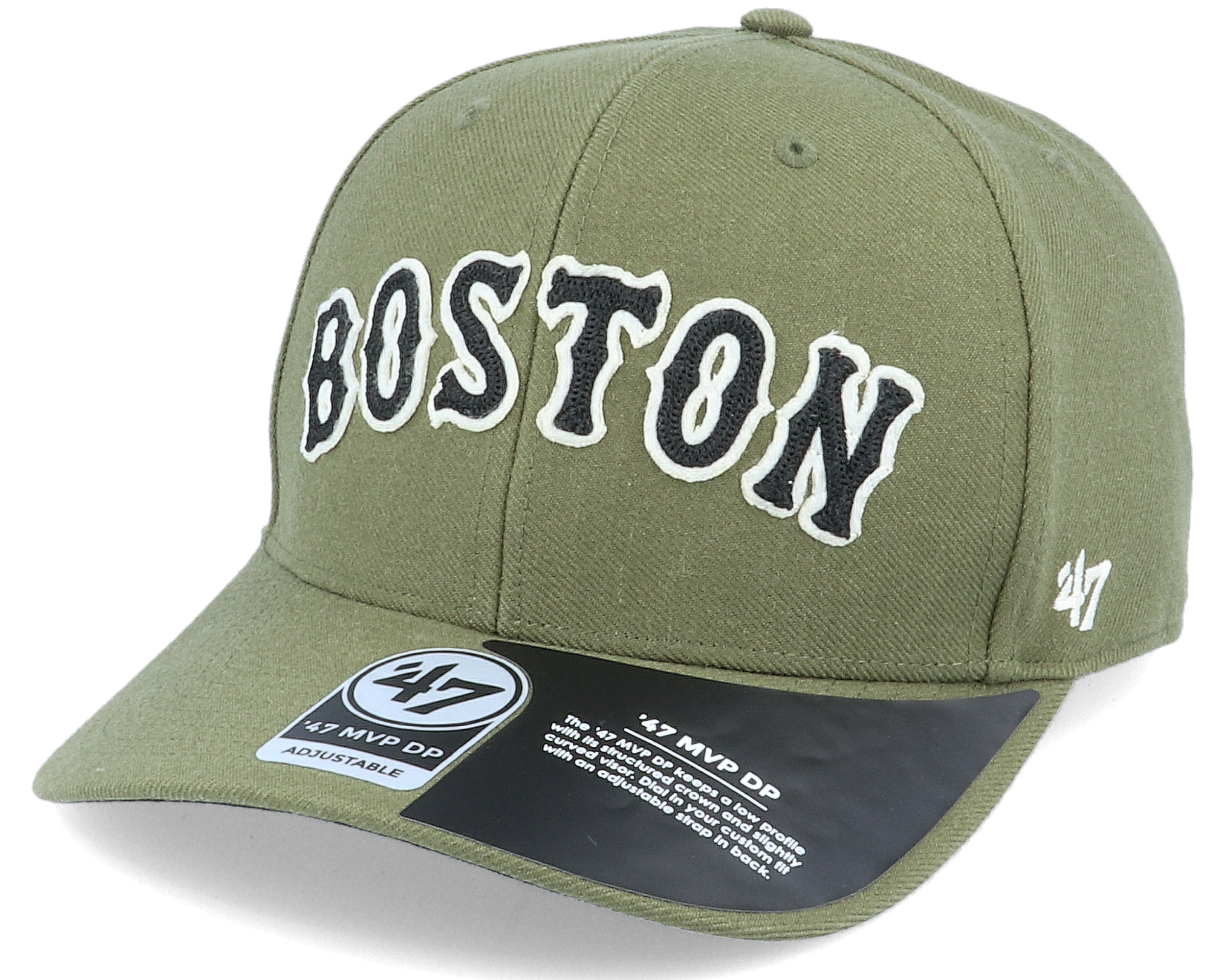 Boston Red Sox Chain Link Script Mvp DP Sandalwood Green/Black ...