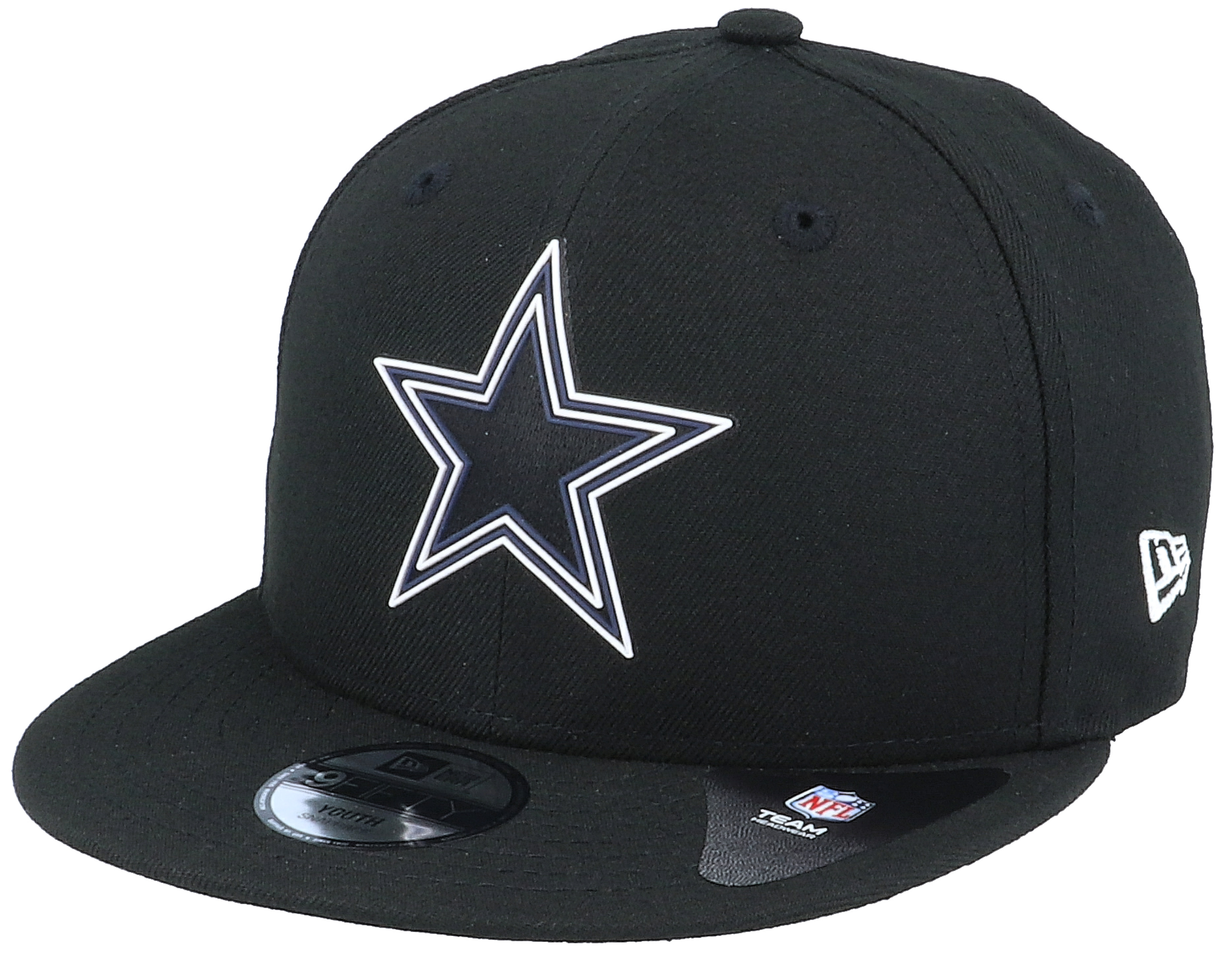 Kids Dallas Cowboys NFL 20 Draft Official 9Fifty Black Snapback ...