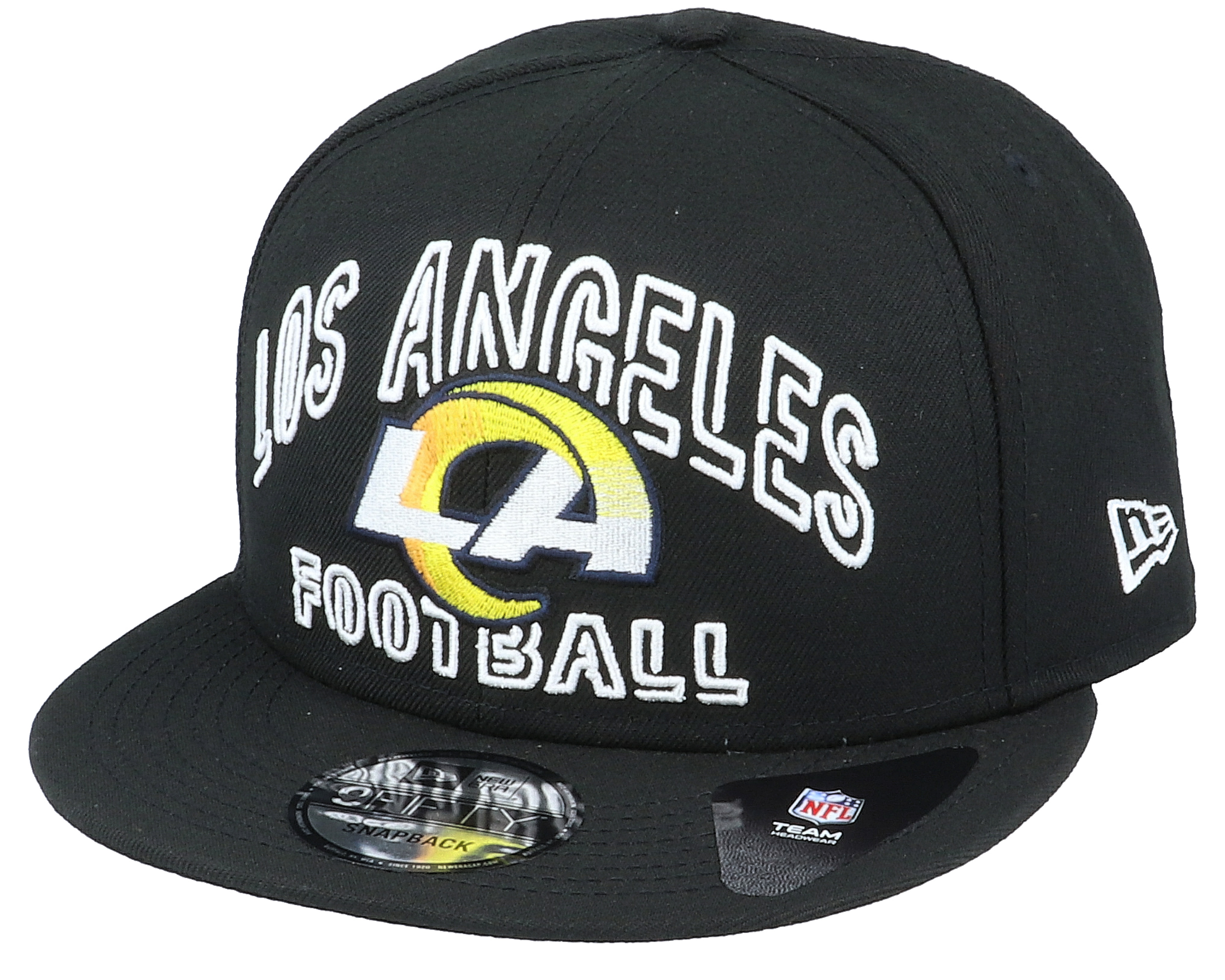 Los Angeles Rams NFL 20 Draft Alt 9Fifty Black Snapback | Hatstoreworld.com