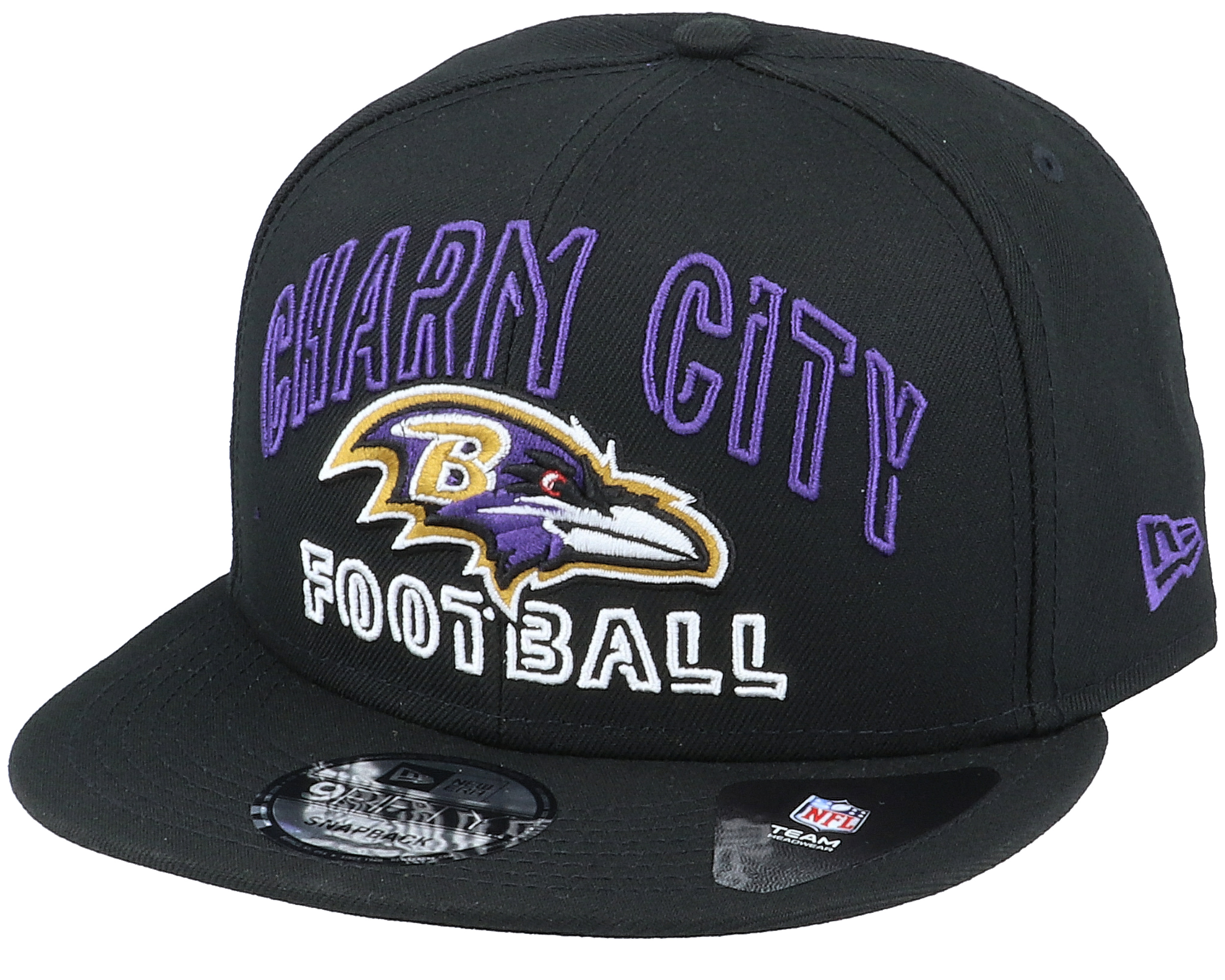 Baltimore Ravens NFL 20 Draft Alt 9Fifty Black Snapback | Hatstoreworld.com