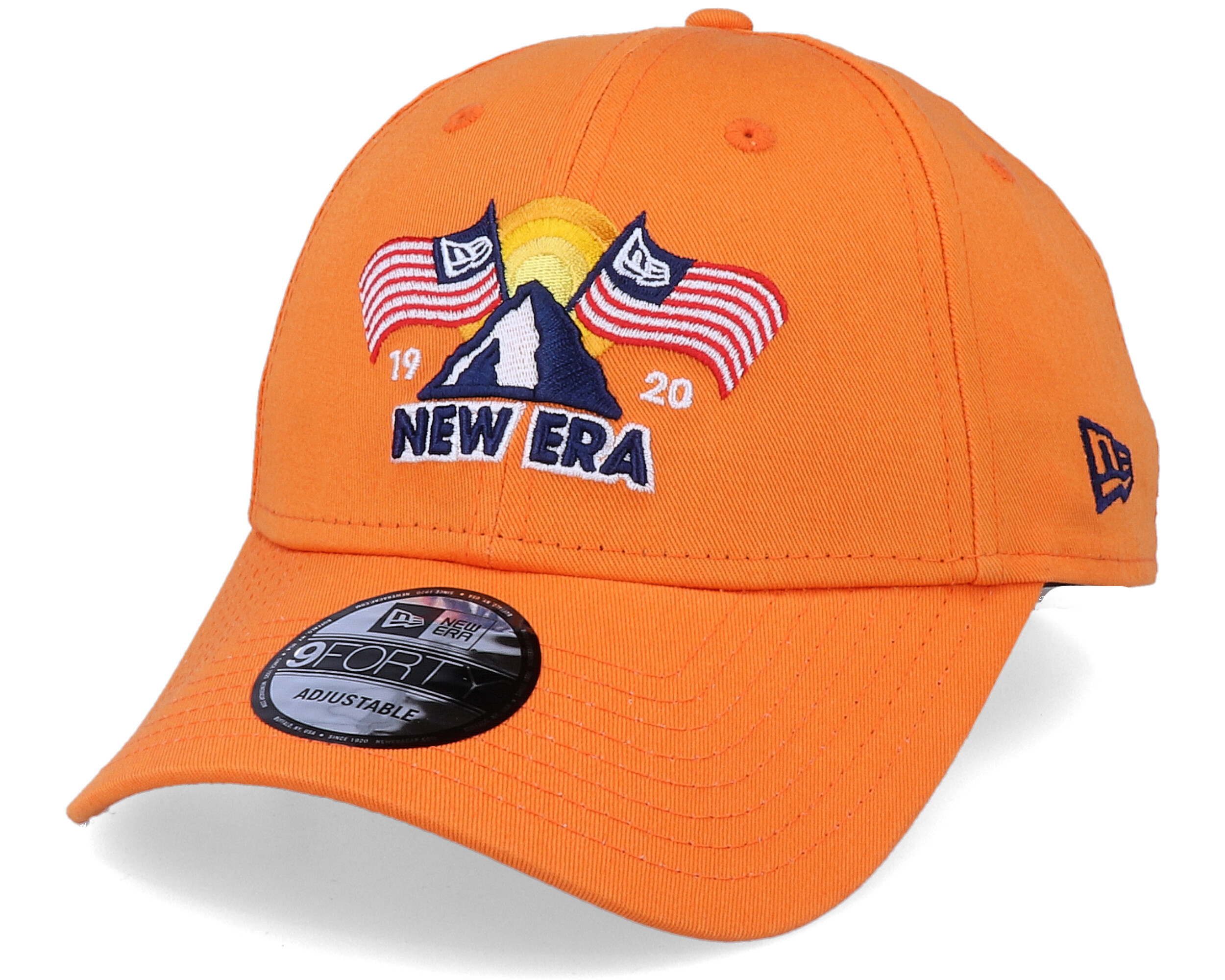 Ne Usa Patch 9Forty Orange Adjustable | Hatstoreworld.com