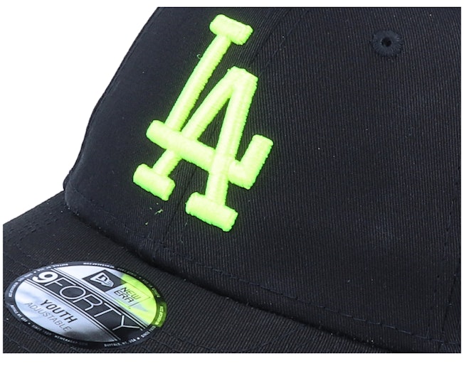 Kids Los Angeles Dodgers MLB 9Forty Black/Neon Green Adjustable - New ...