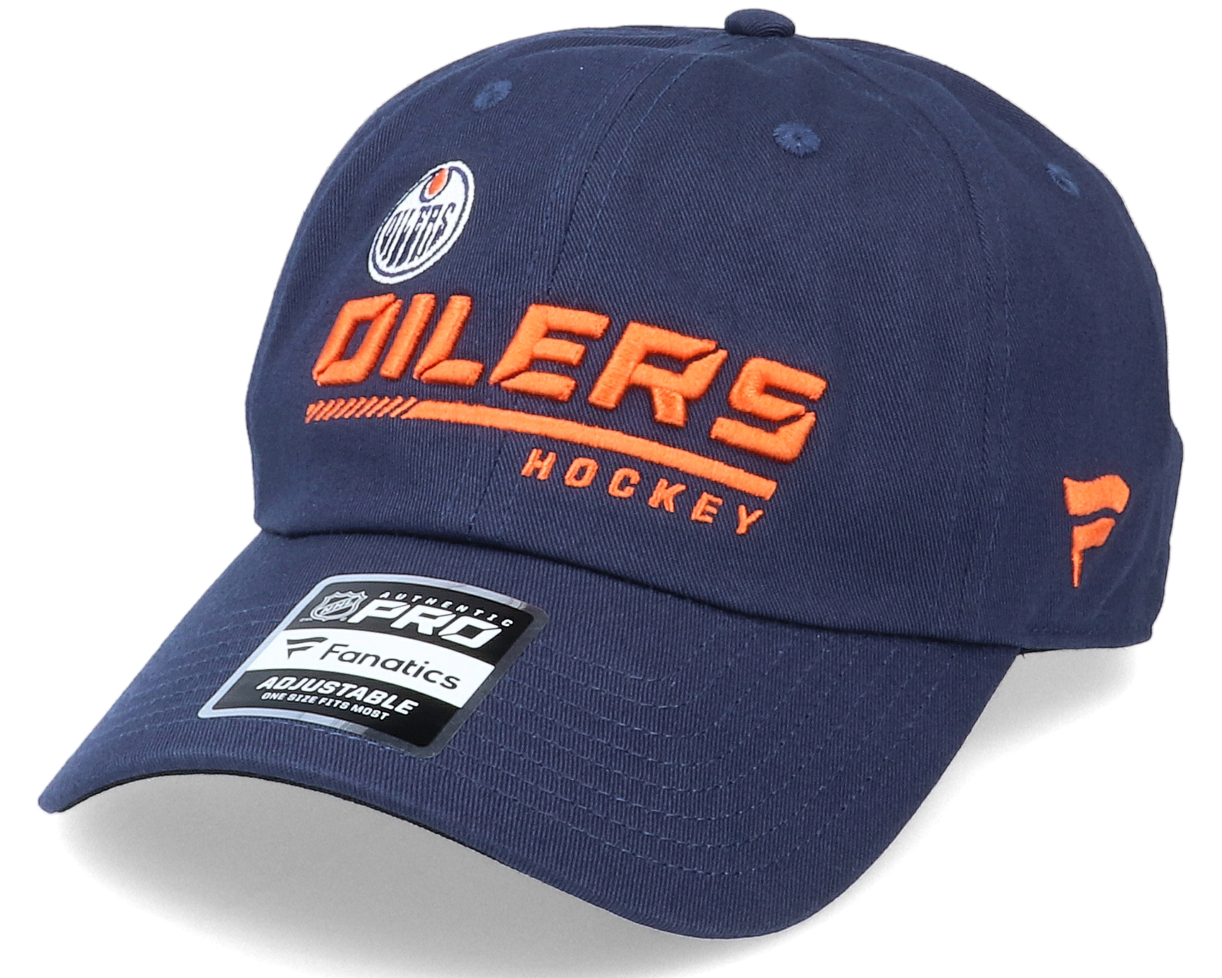 Edmonton Oilers Authentic Pro Locker Room Dad Cap Navy Adjustable ...