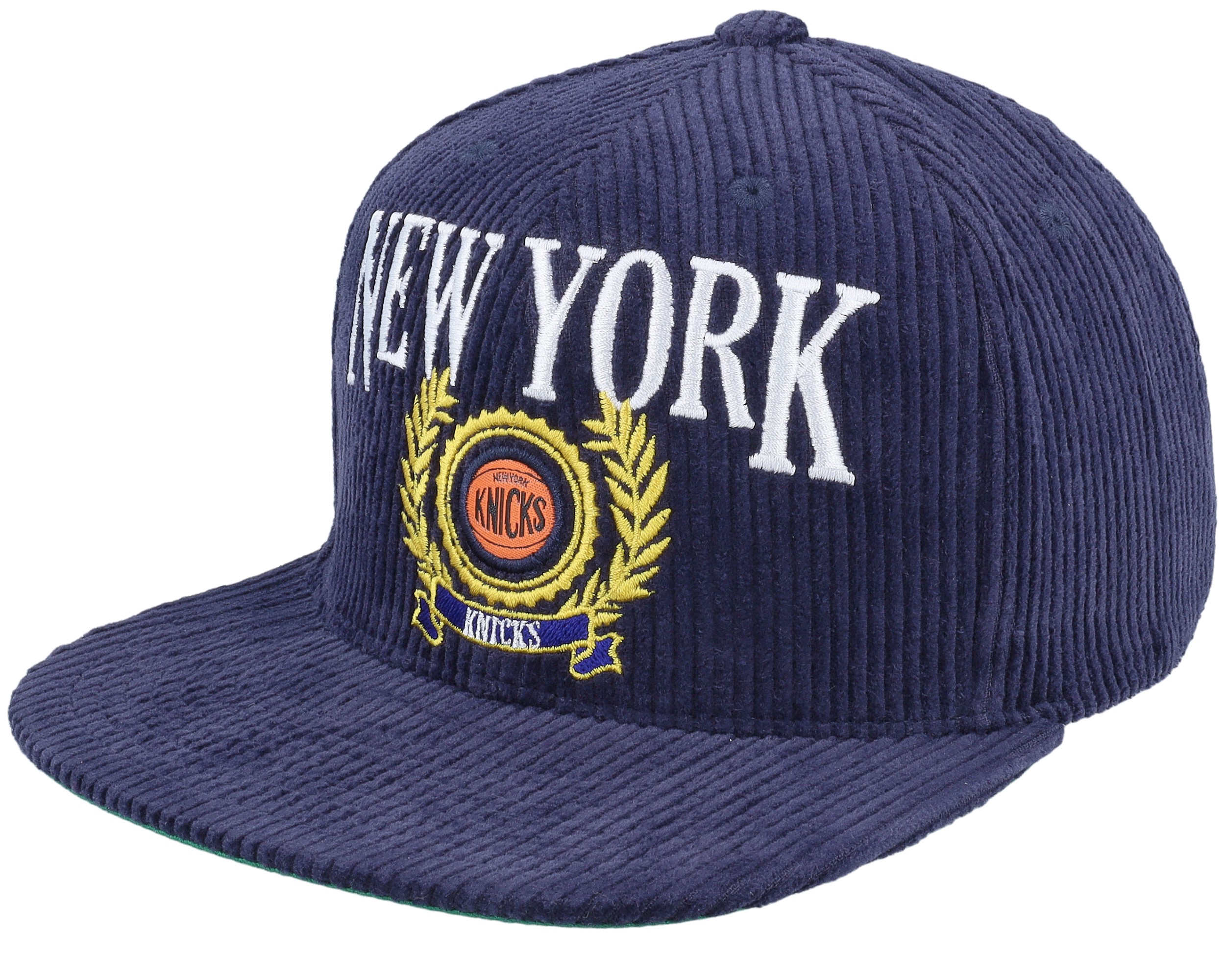 New York Knicks Levelz Corduroy Navy Snapback | Hatstoreworld.com