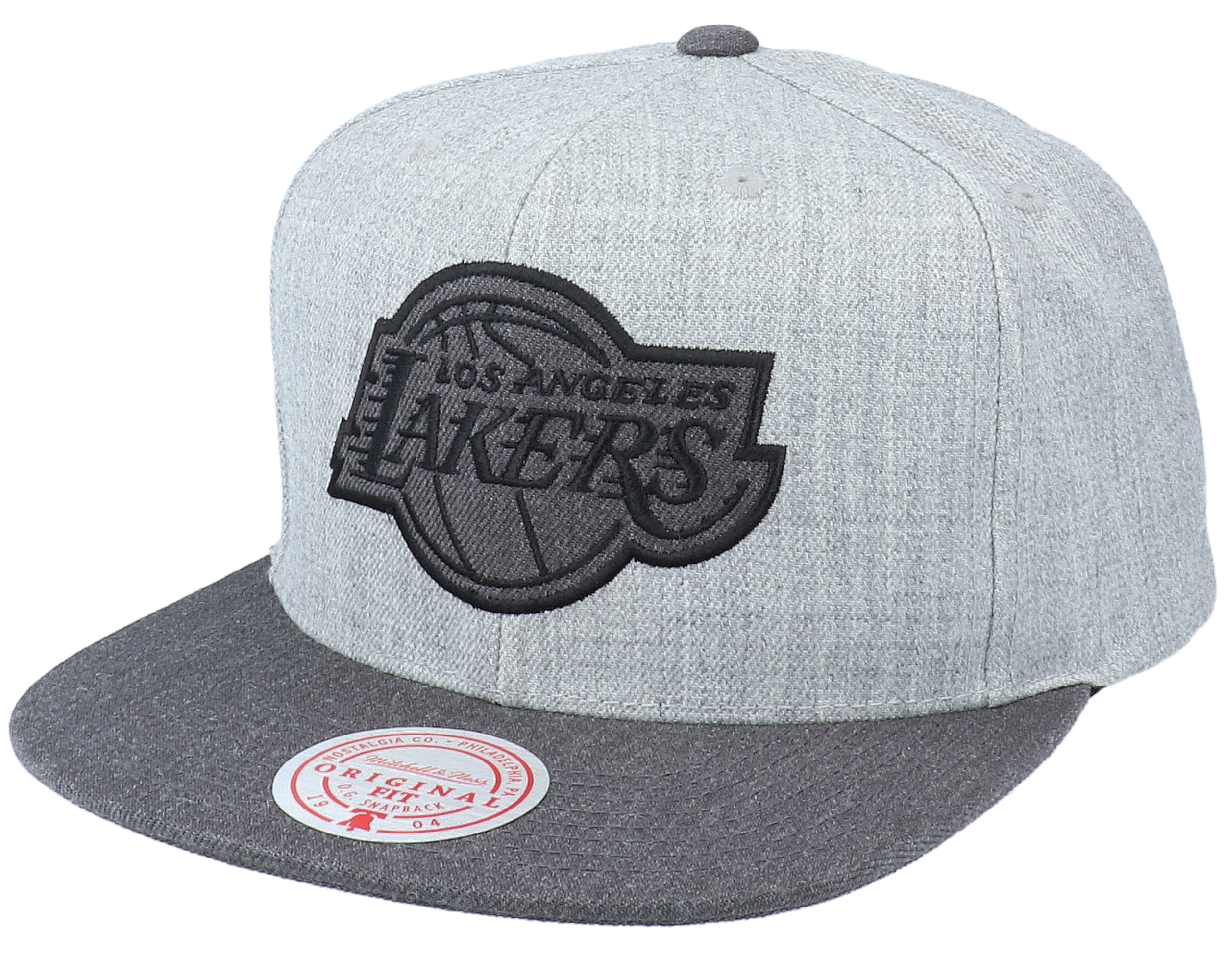 LA Lakers Dual Heather Grey Snapback | Hatstoreworld.com