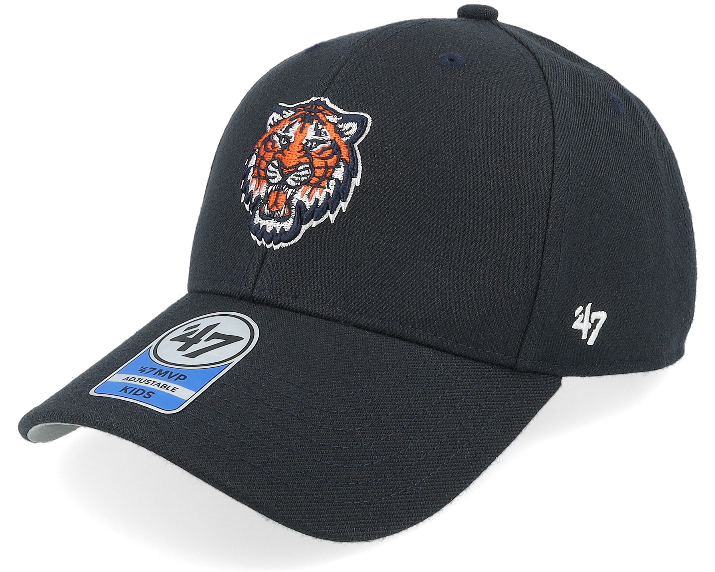 Kids Detroit Tigers MLB Mvp Cap Navy Adjustable | Hatstoreworld.com