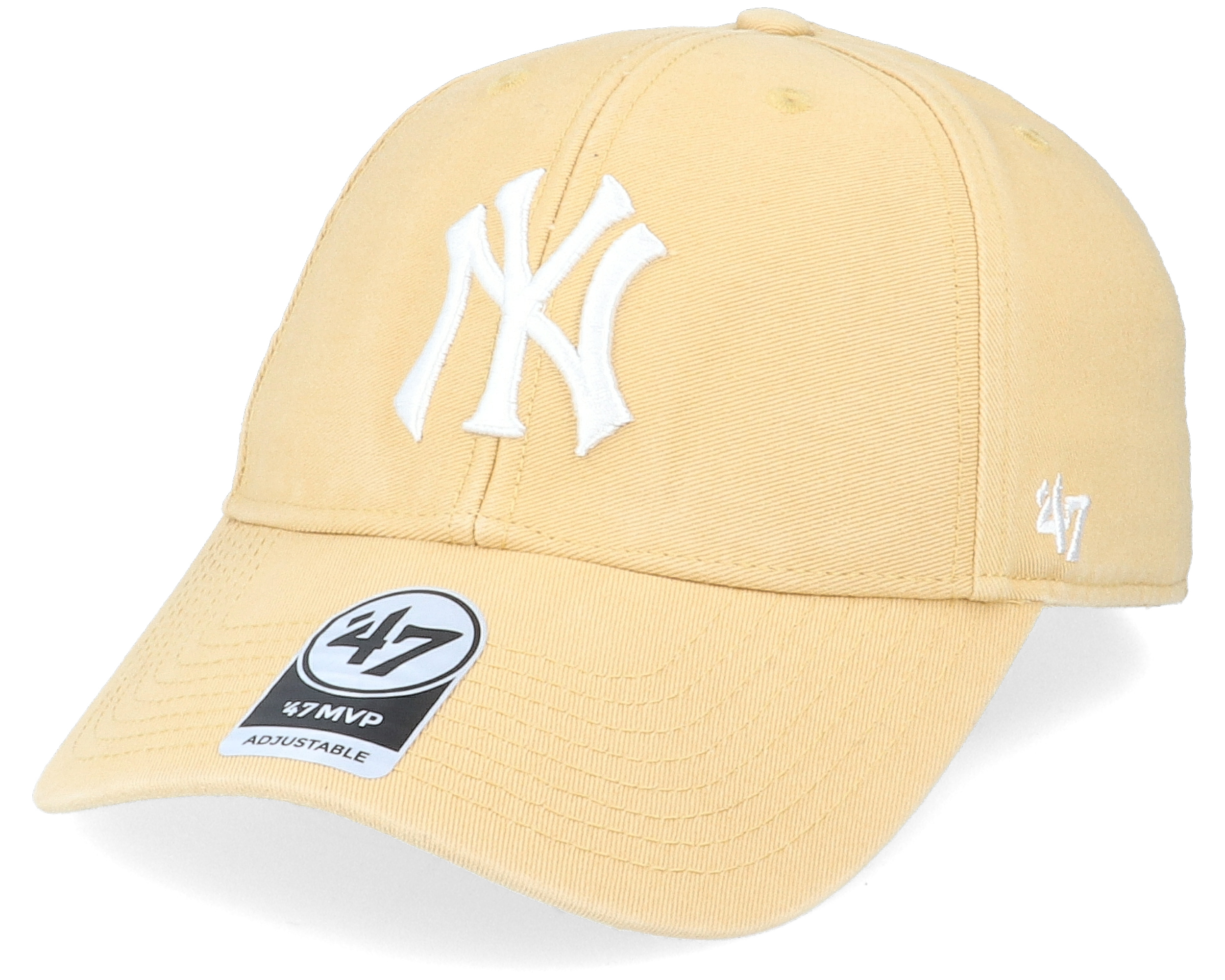 New York Yankees Legend Mvp Light Tan/White Adjustable | Hatstoreworld.com