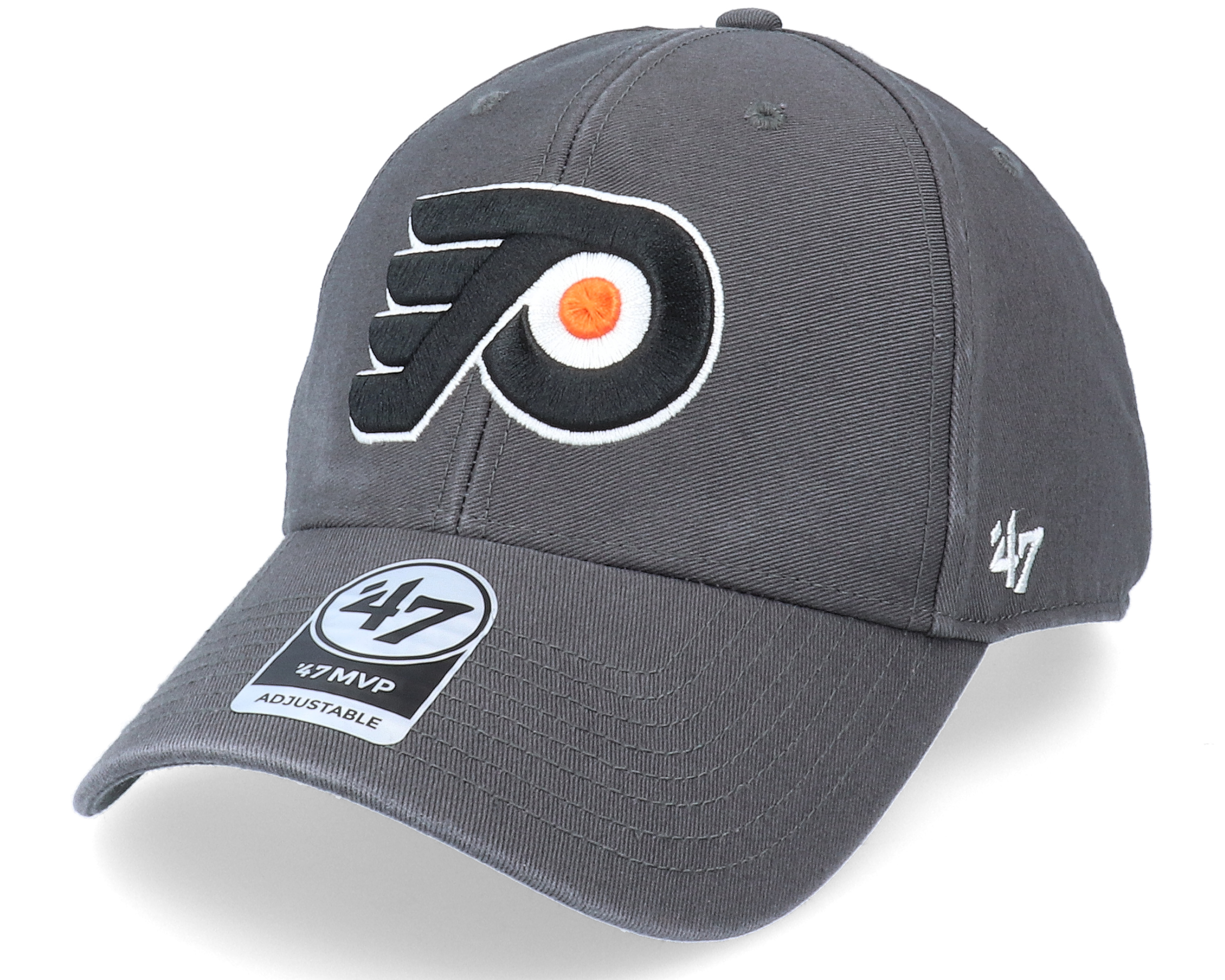 Philadelphia Flyers Legend Mvp Charcoal Adjustable | Hatstore.com