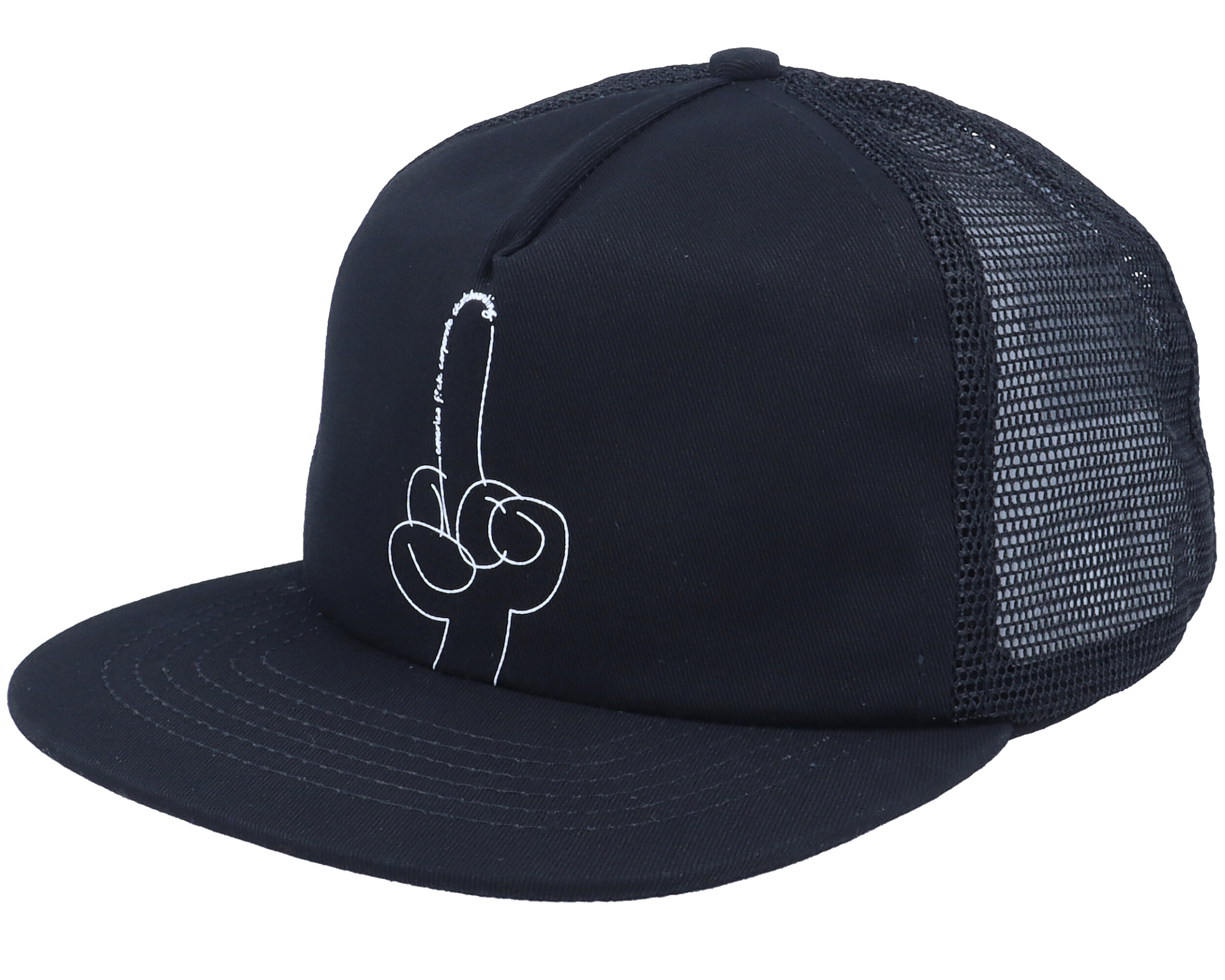 Eff Corporate Hat Black Trucker - Emerica | Hatstoreworld.com