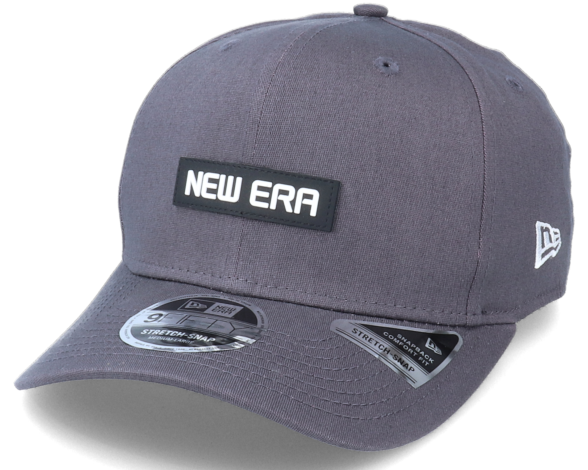 Essential 9Fifty Stretch Snap Dark Grey Adjustable | Hatstoreworld.com