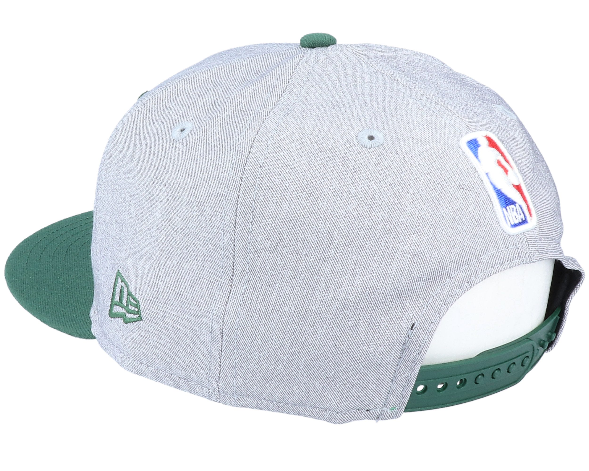 Milwaukee Bucks NBA 20 Draft 9Fifty Heather Grey/Forest Green Snapback ...