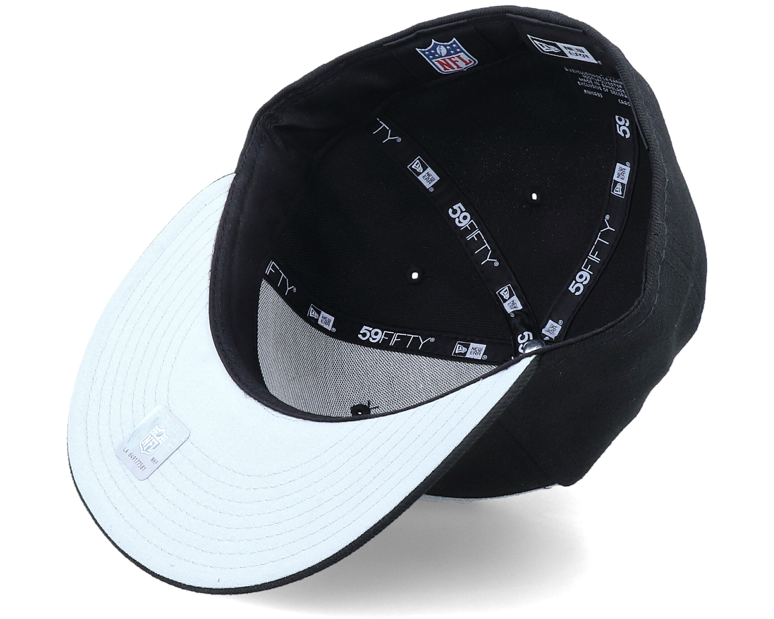 Las Vegas Raiders M 59Fifty Stripe B6 Black Fitted - New Era ...