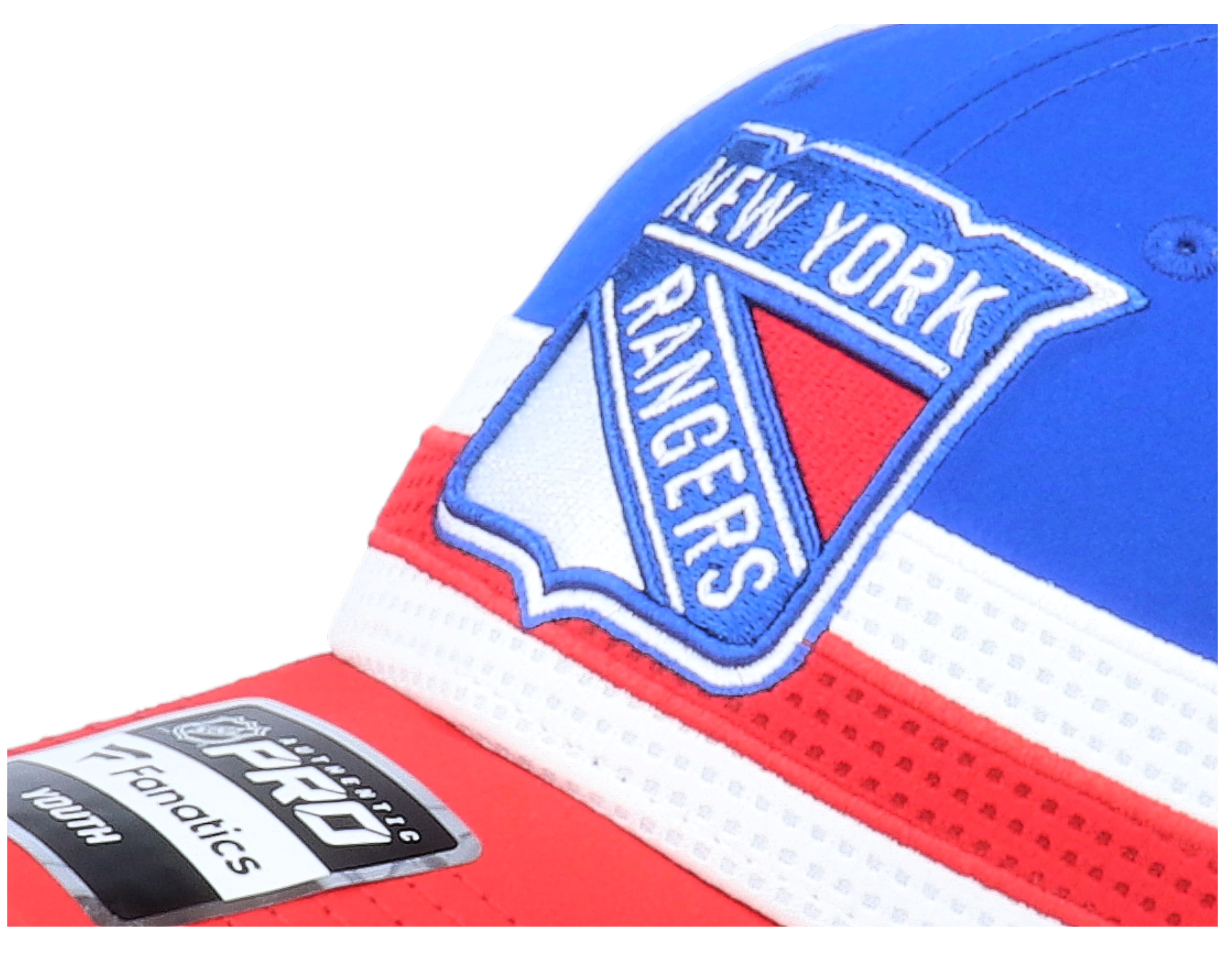Kids New York Rangers NHL Draft Home Structured Blue/Red/White Trucker ...
