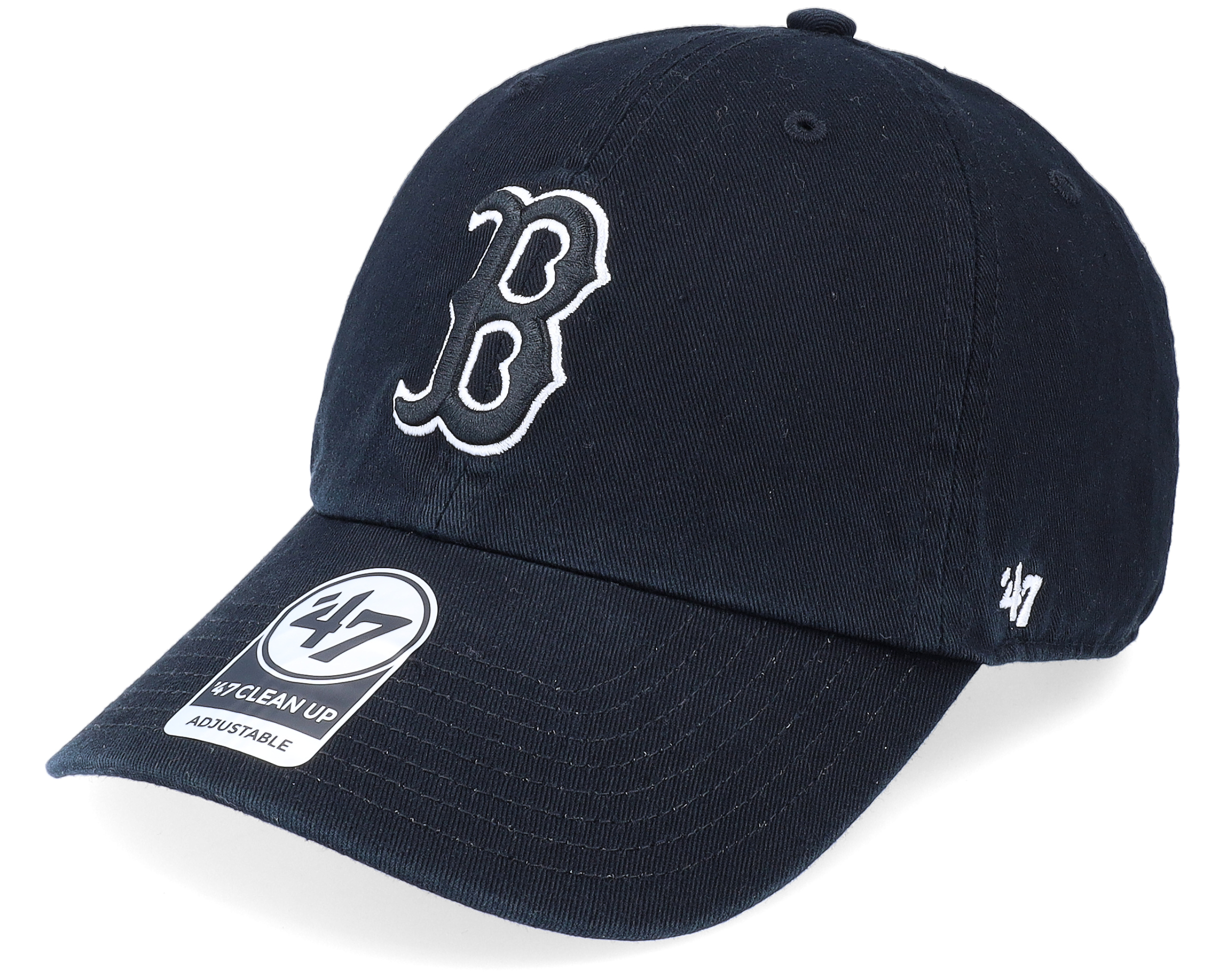Boston Red Sox MLB Ballpark Clean Up Black Dad Cap | Hatstoreworld.com