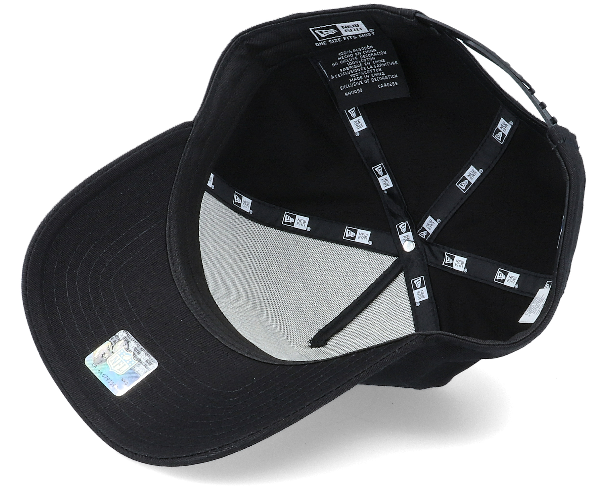 Hatstore Exclusive x Las Vegas Raiders Black Inverted A-frame cap ...