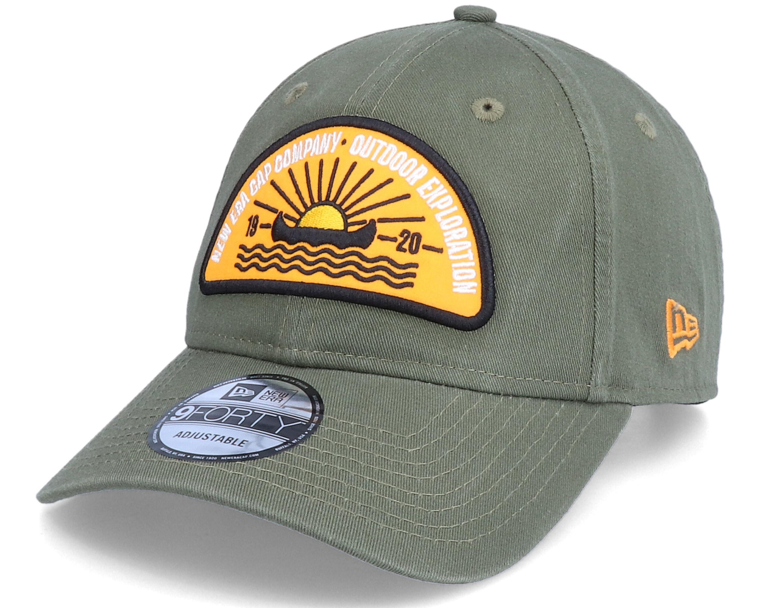 Camp Patch 9Forty Olive Adjustable - New Era | Hatstoreworld.com