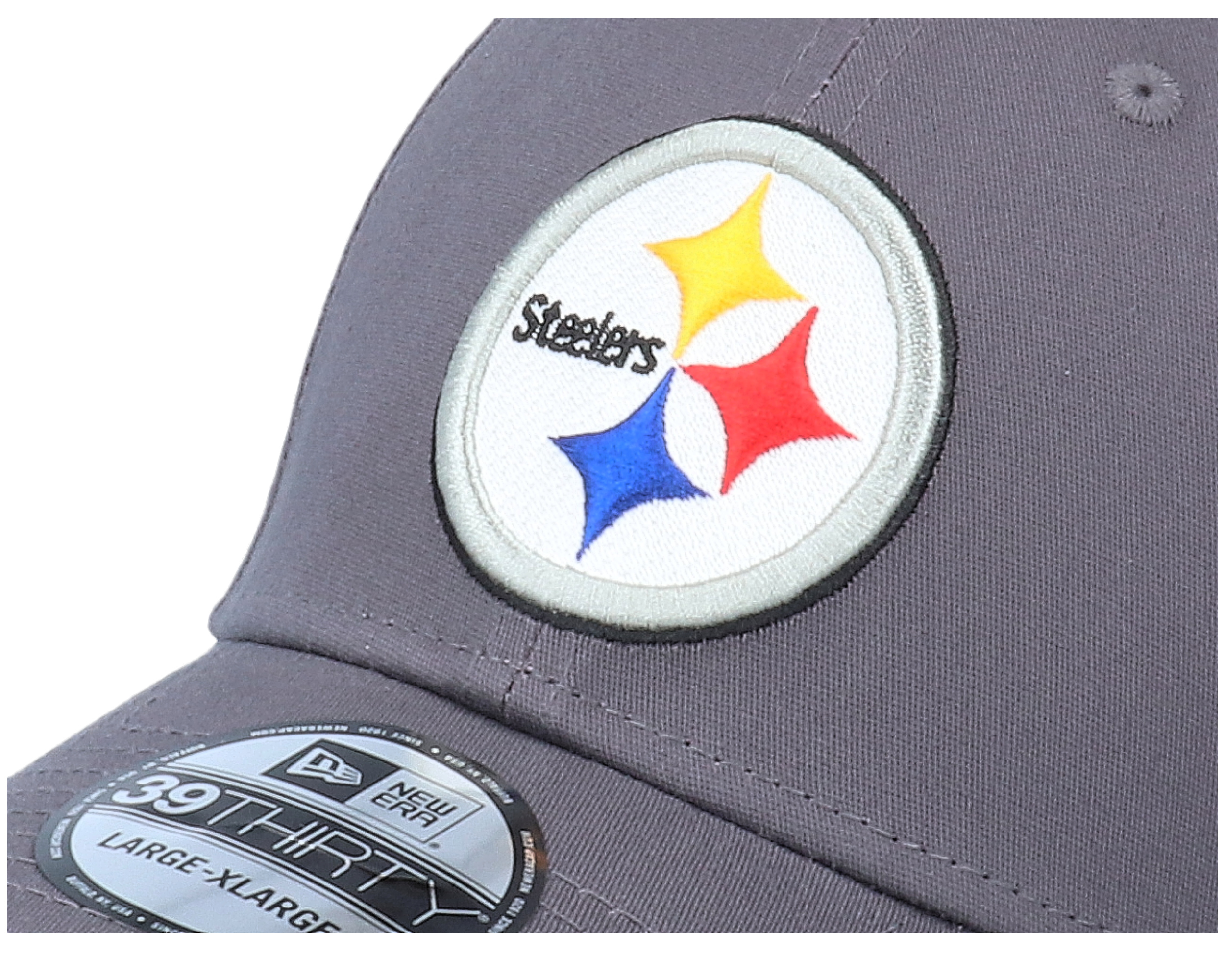 Pittsburgh Steelers NFL Team 39Thirty Dark Grey Flexfit - New Era cap ...