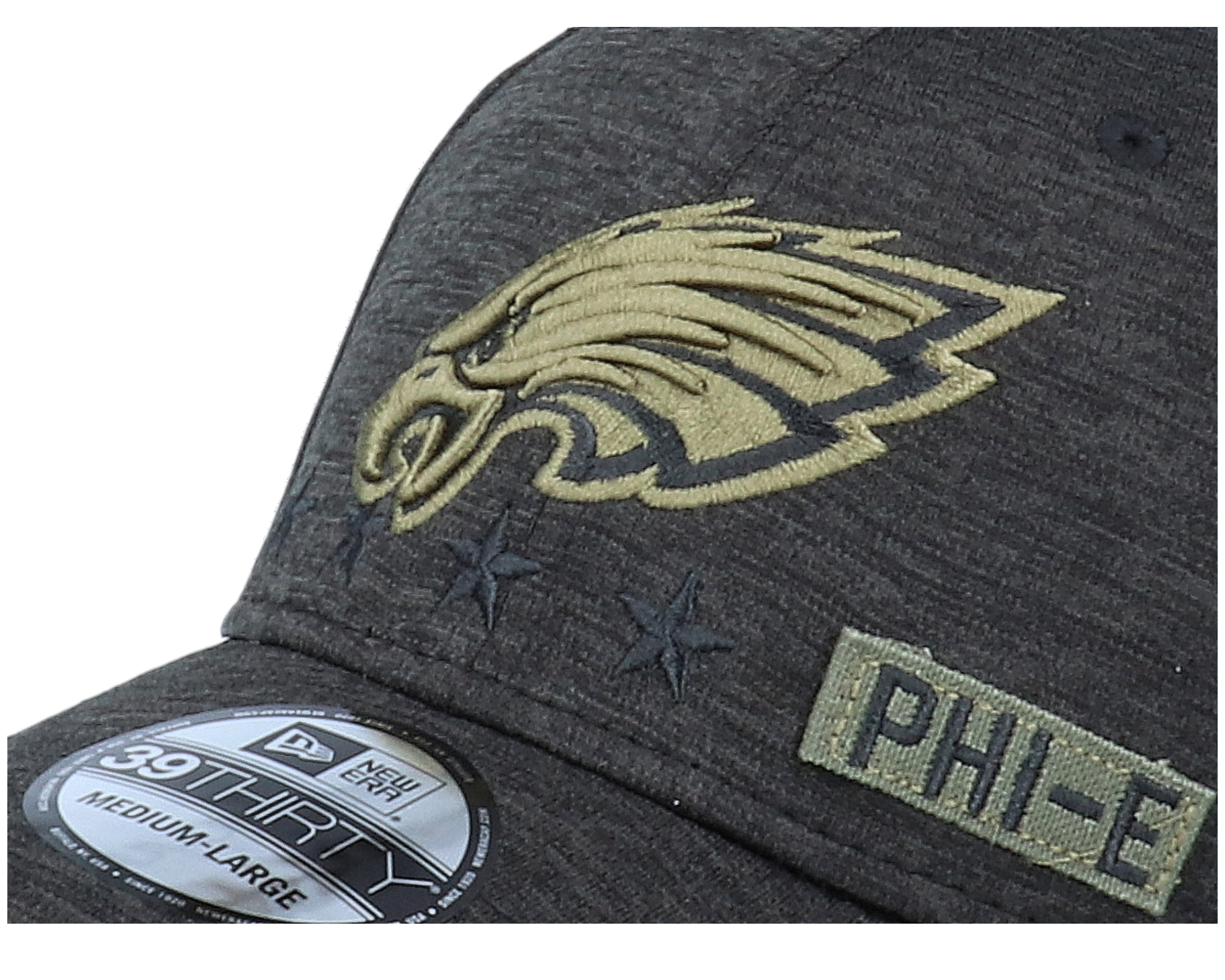 Philadelphia Eagles Salute To Service 39Thirty NFL 20 Heather Black ...