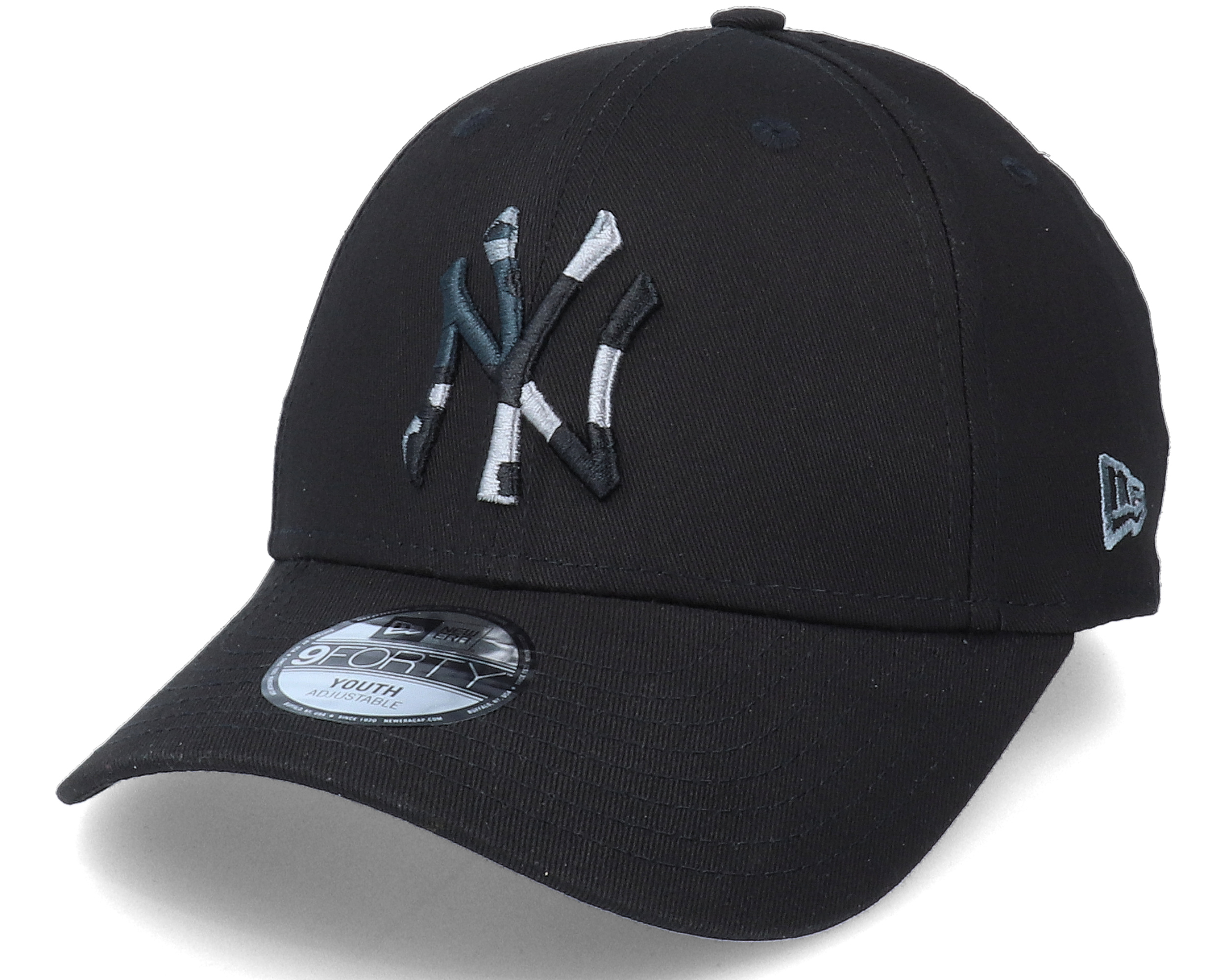Kids New York Yankees Y Camo Infill 9Forty Neyyan Black/Camo Adjustable ...