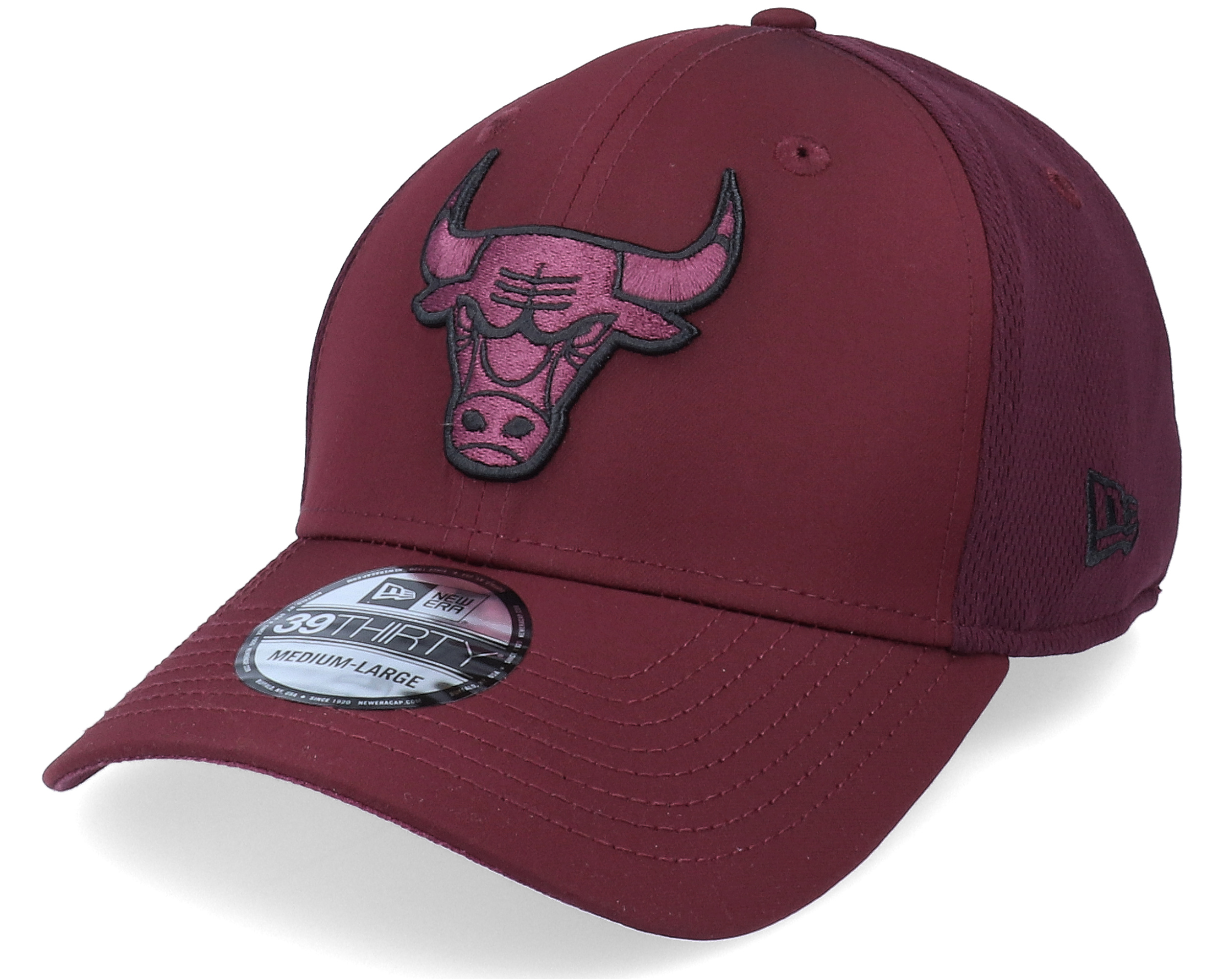 Chicago Bulls Mesh Back 39Thirty Maroon Flexfit - New Era ...