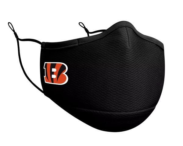 Cincinnati Bengals 1-Pack Black Face Mask | Hatstoreworld.com
