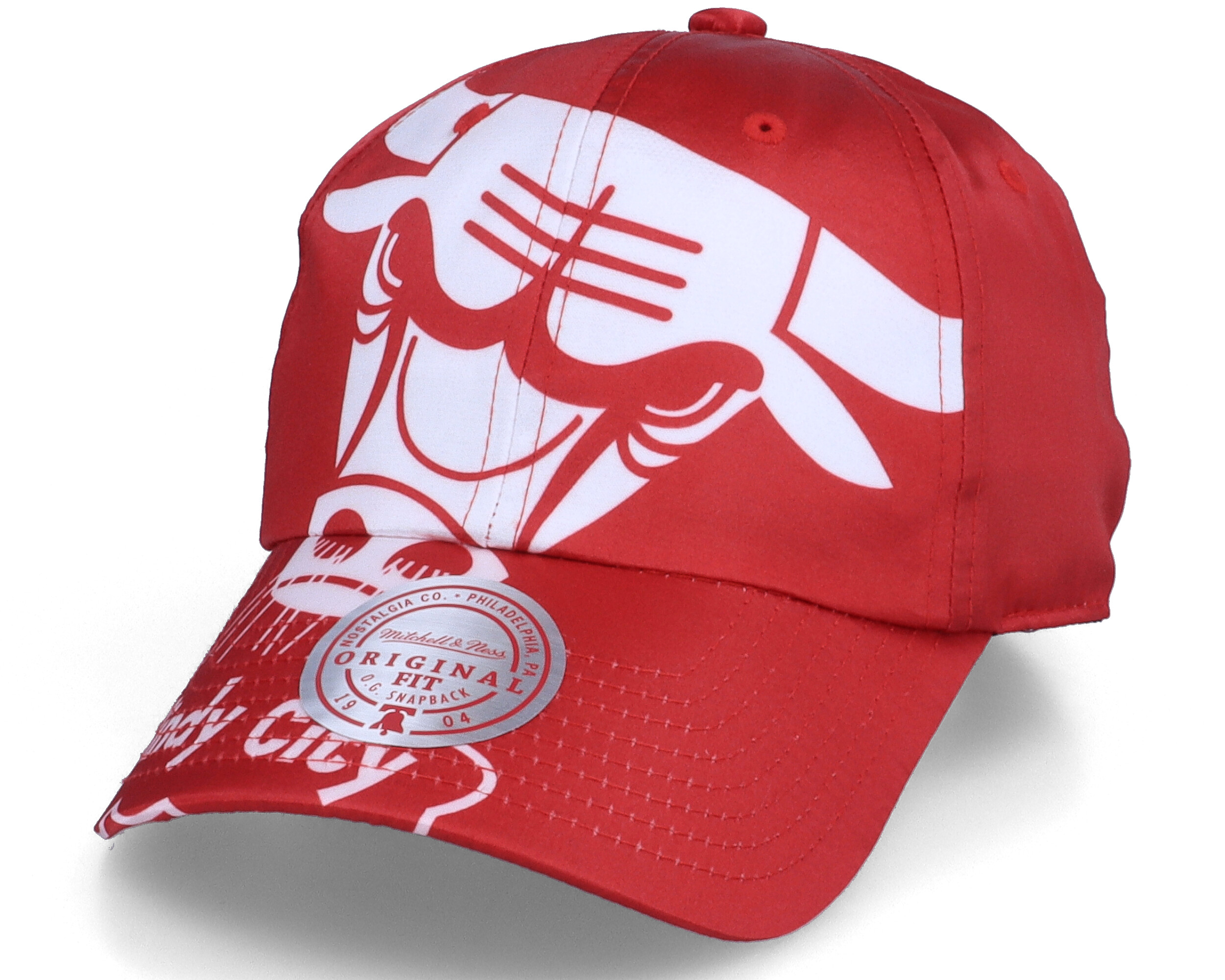 Chicago Bulls Full On Strapback Hwc Red Dad Cap | Hatstoreworld.com