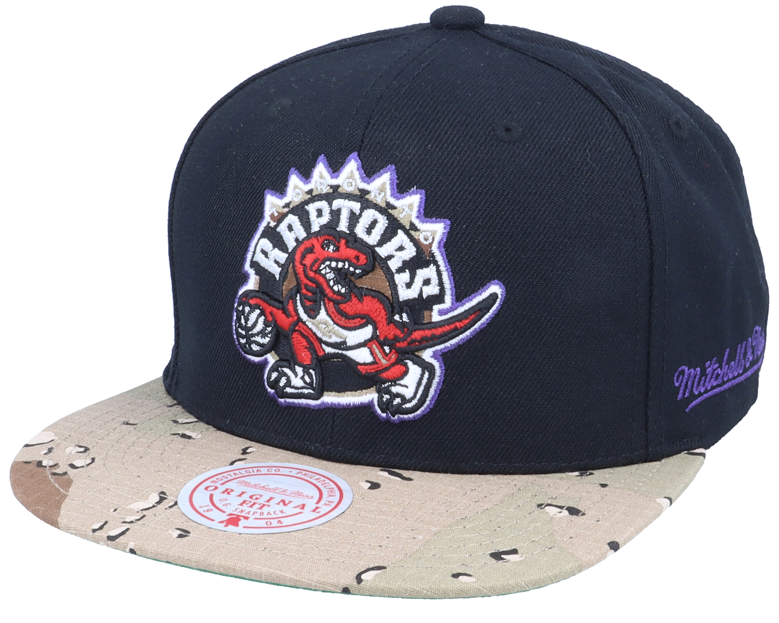 Toronto Raptors Choco Camo Hwc Black Snapback | Hatstoreworld.com