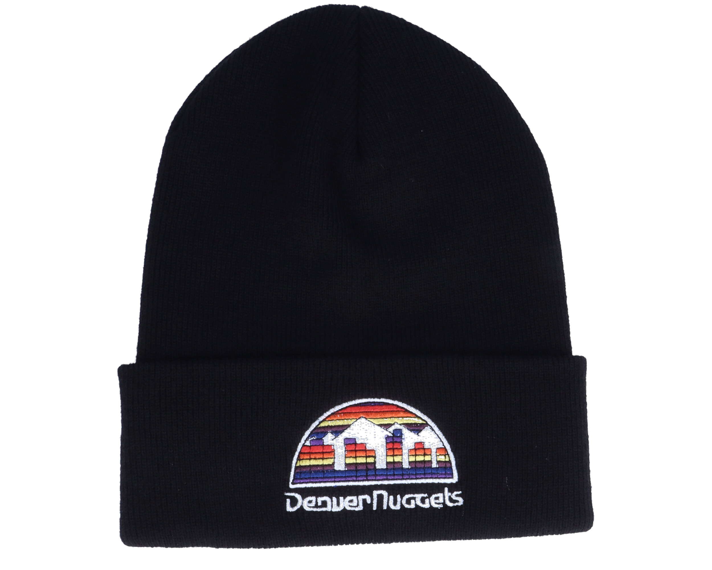 Denver Nuggets Hwc Team Logo Knit Black Cuff | Hatstoreworld.com