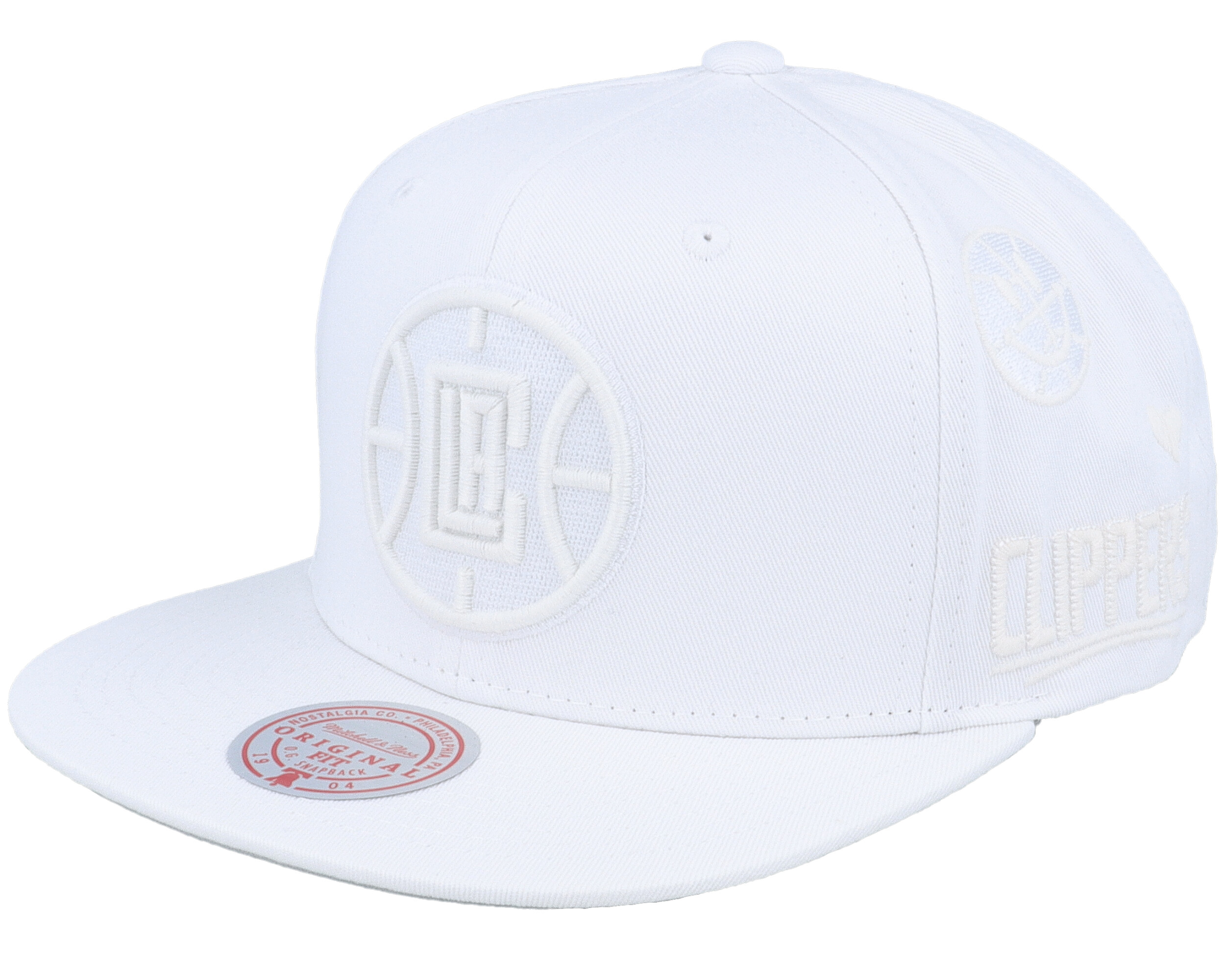 Los Angeles Clippers Uv Reactive White Snapback | Hatstoreworld.com
