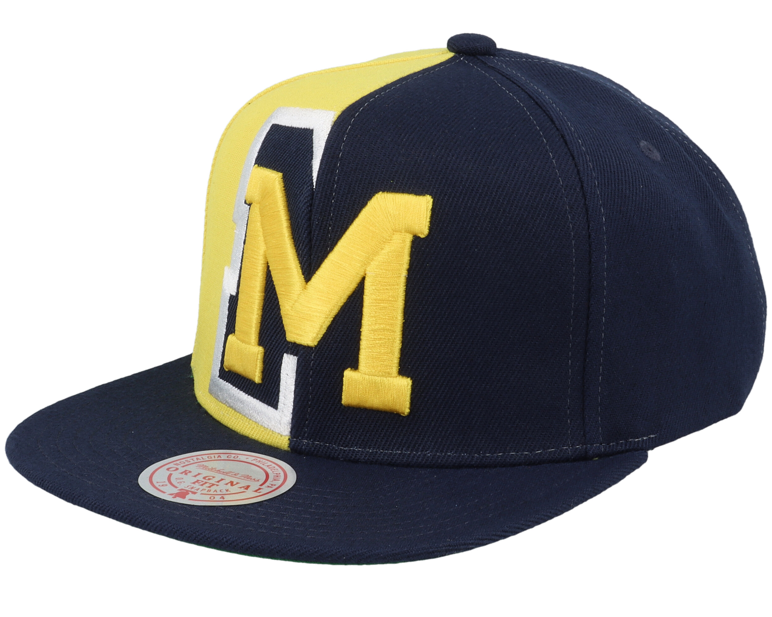 Michigan Wolverines Retroline Navy Snapback | Hatstoreworld.com