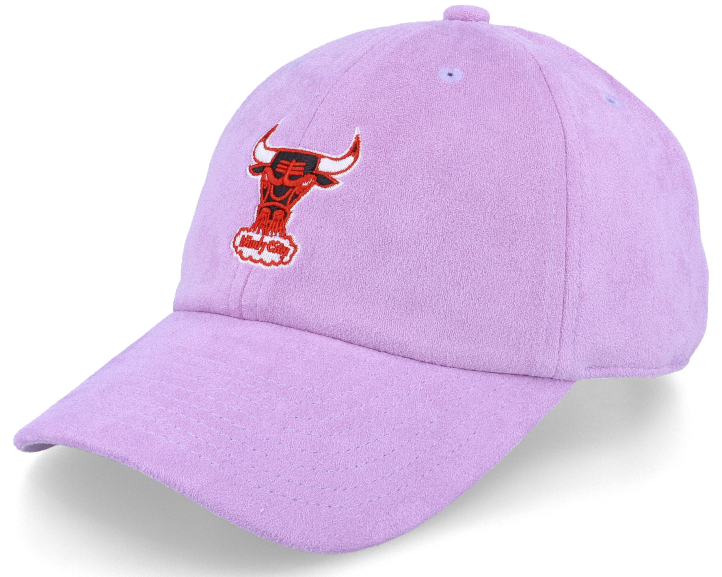 Chicago Bulls Suede Dad Purple Dad Cap | Hatstoreworld.com