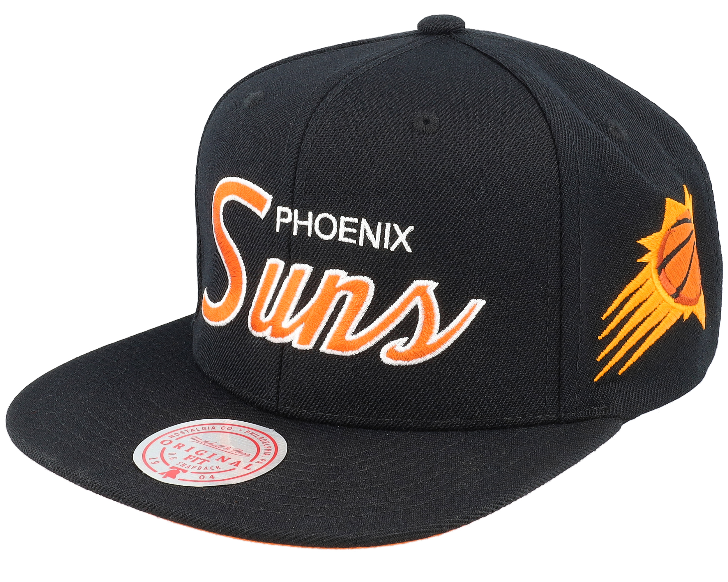 Phoenix Suns Team Script 2.0 Black Snapback | Hatstoreworld.com