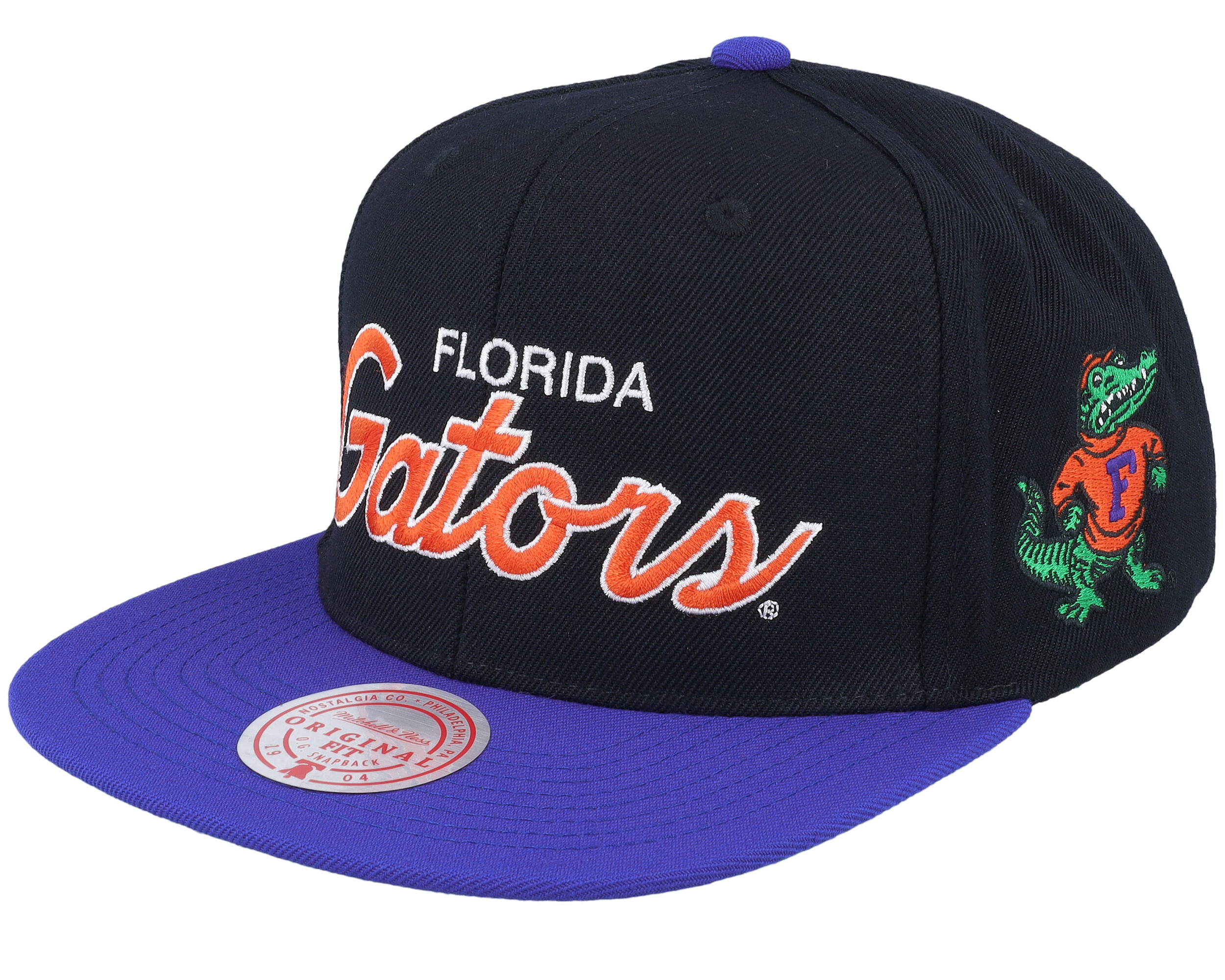 Florida Gators Team Script 2.0 Black/Royal Snapback | Hatstoreworld.com