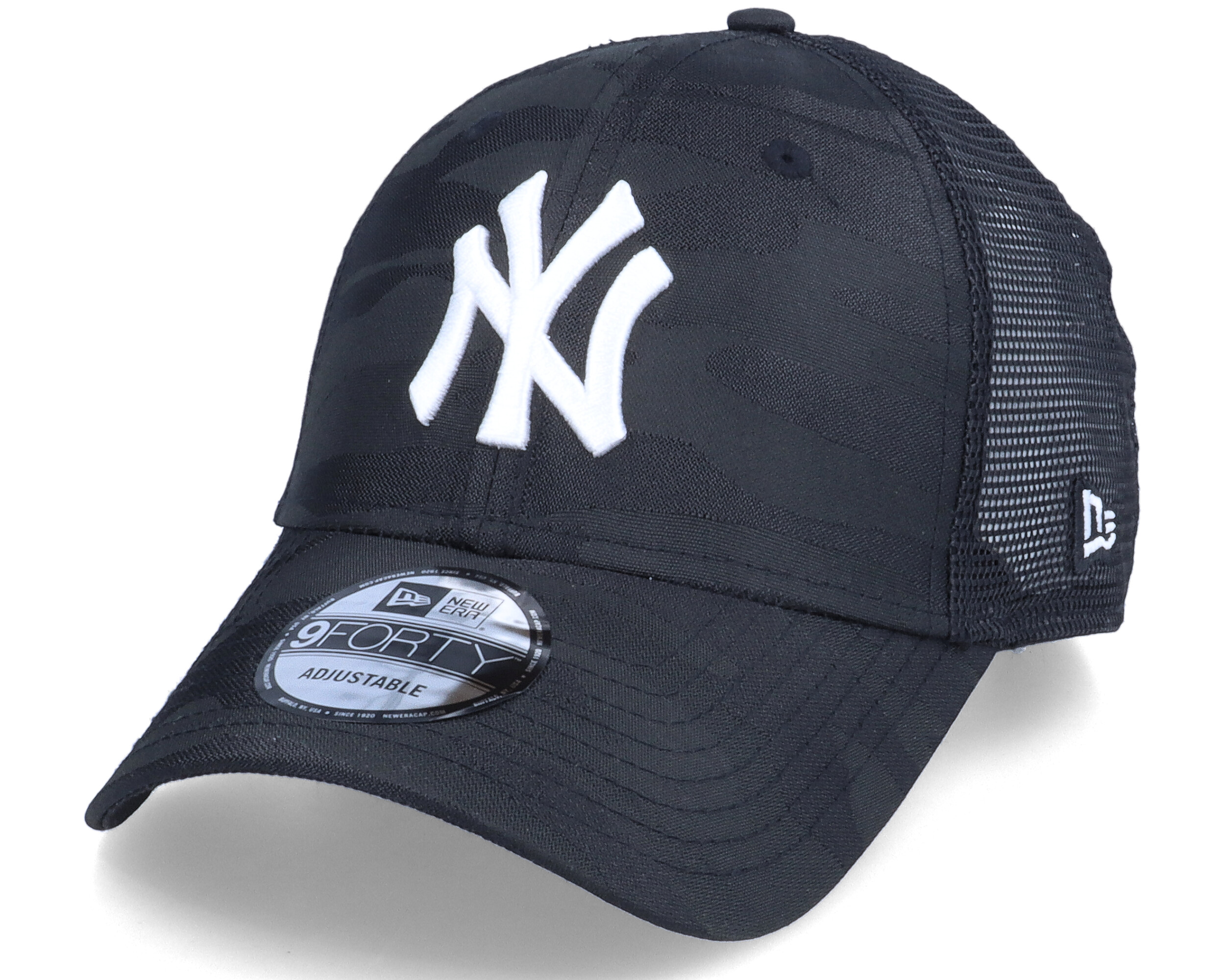 New York Yankees Home Field 9FORTY Black/White Trucker - New Era Cap ...