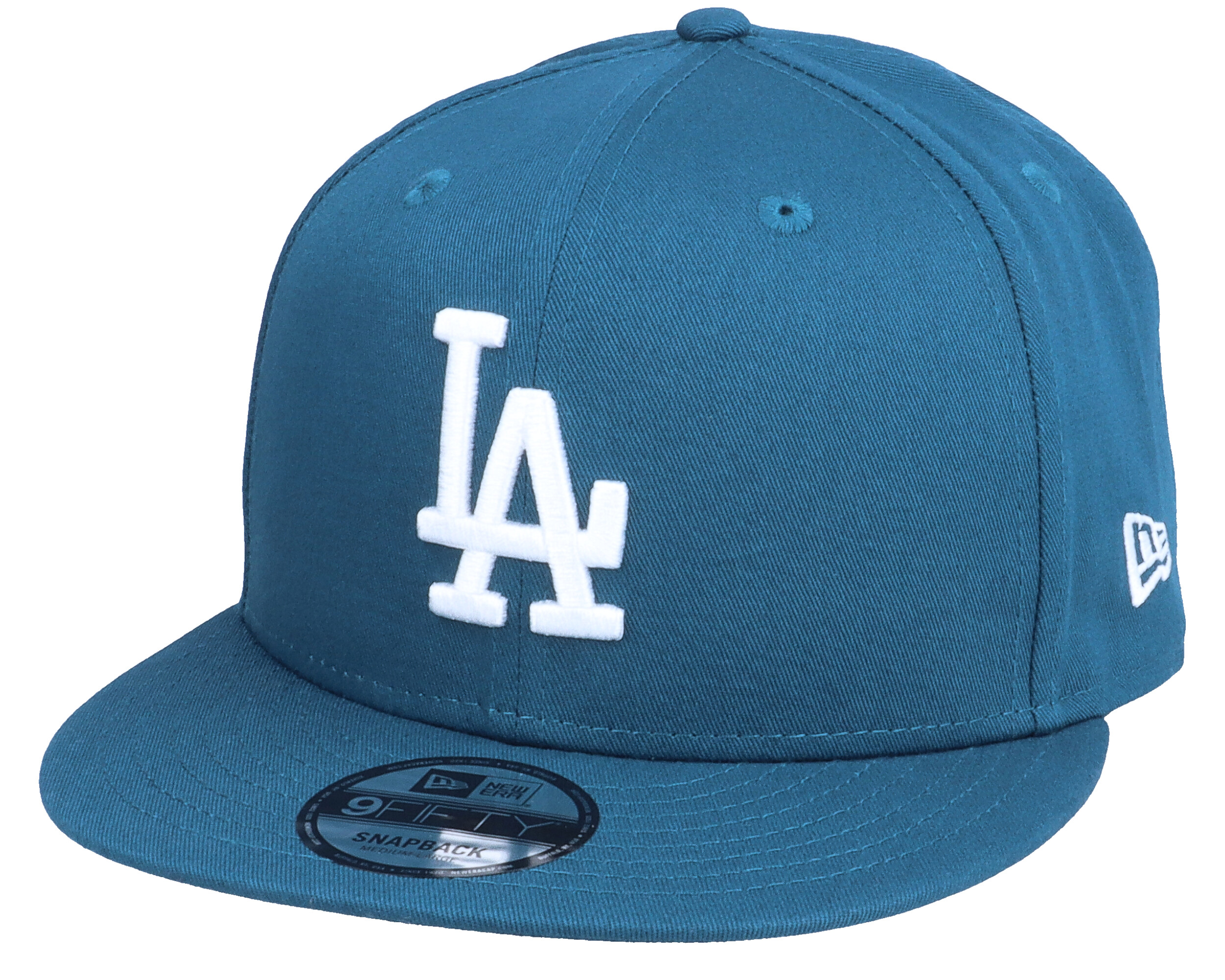 Los Angeles Dodgers Contrast Team 9FIFTY Petrol/White Snapback ...