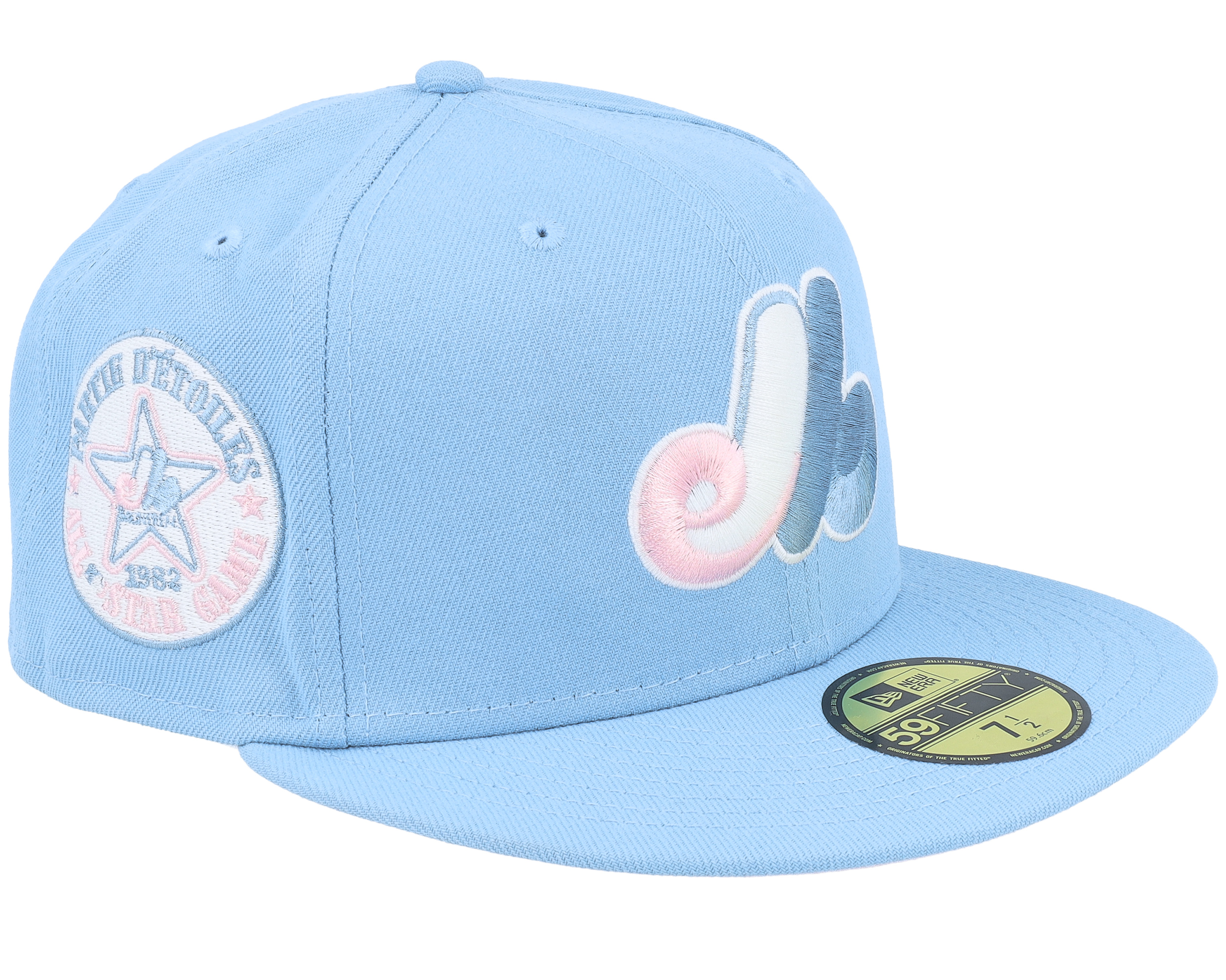 Montreal Expos Rose Horizon 59FIFTY 82 Asg Sky/Pink Fitted - New Era ...