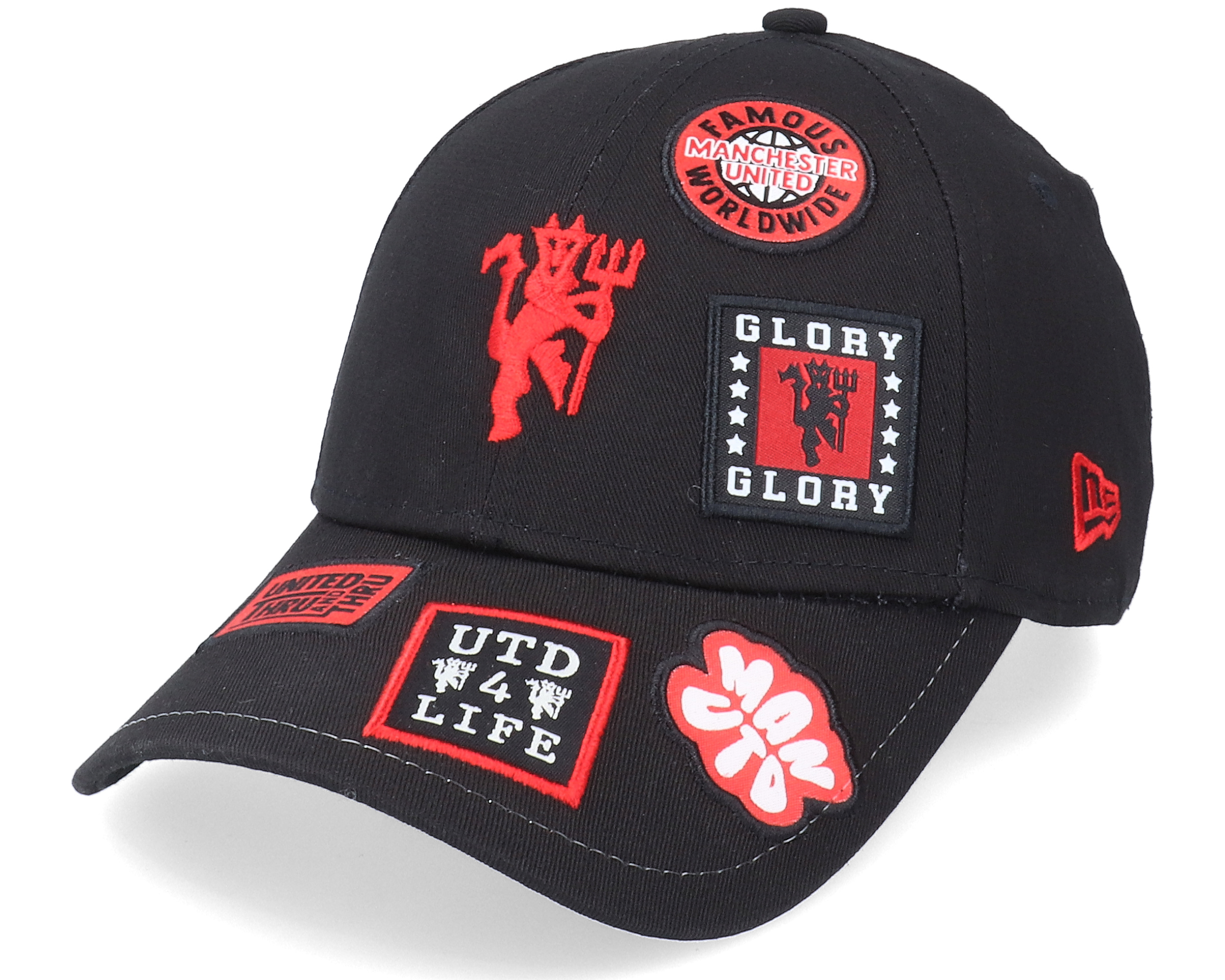 Manchester United Patch 9FORTY Black Adjustable | Hatstoreworld.com