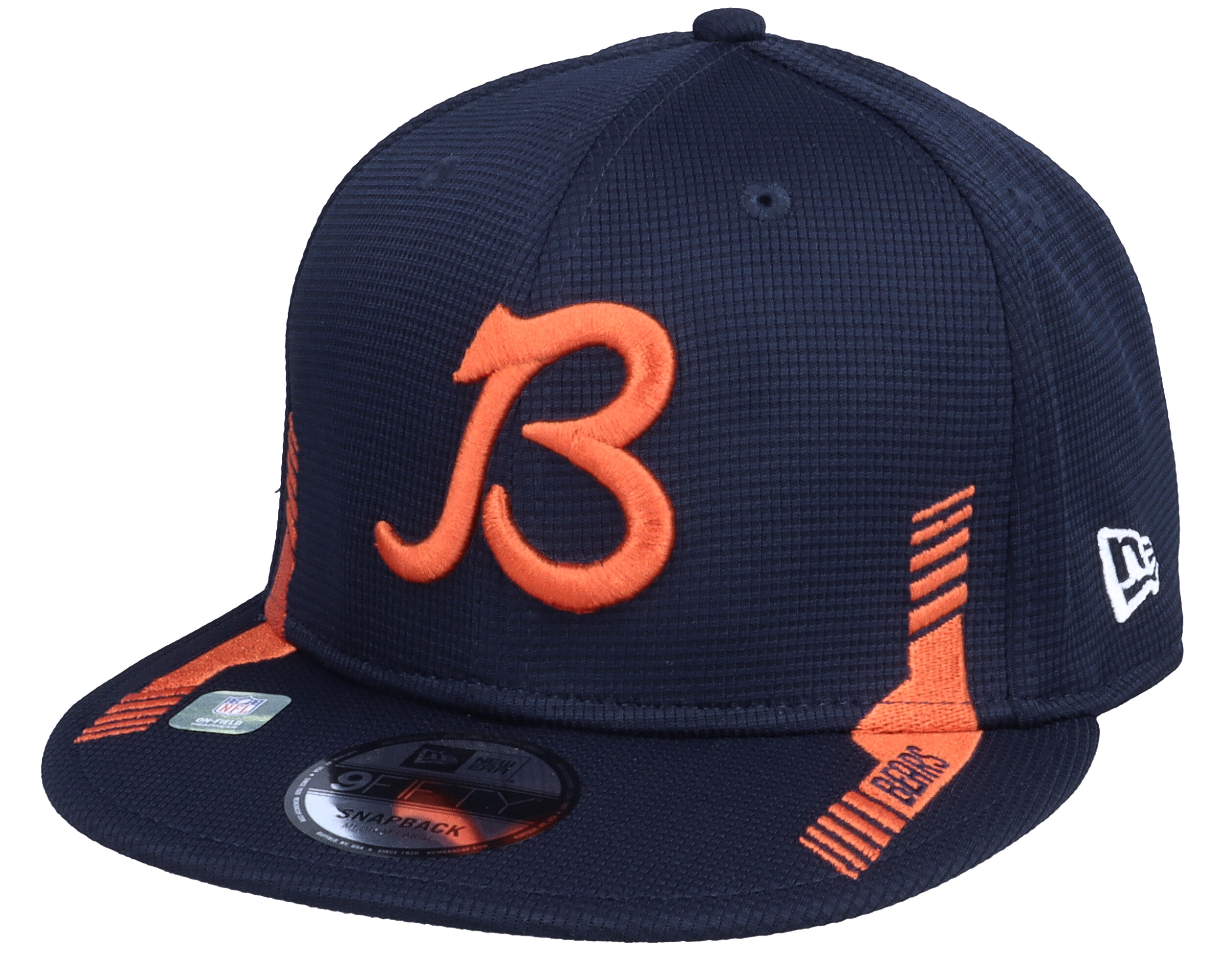 Chicago Bears NFL21 Side Line 9FIFTY Navy Snapback | Hatstoreworld.com