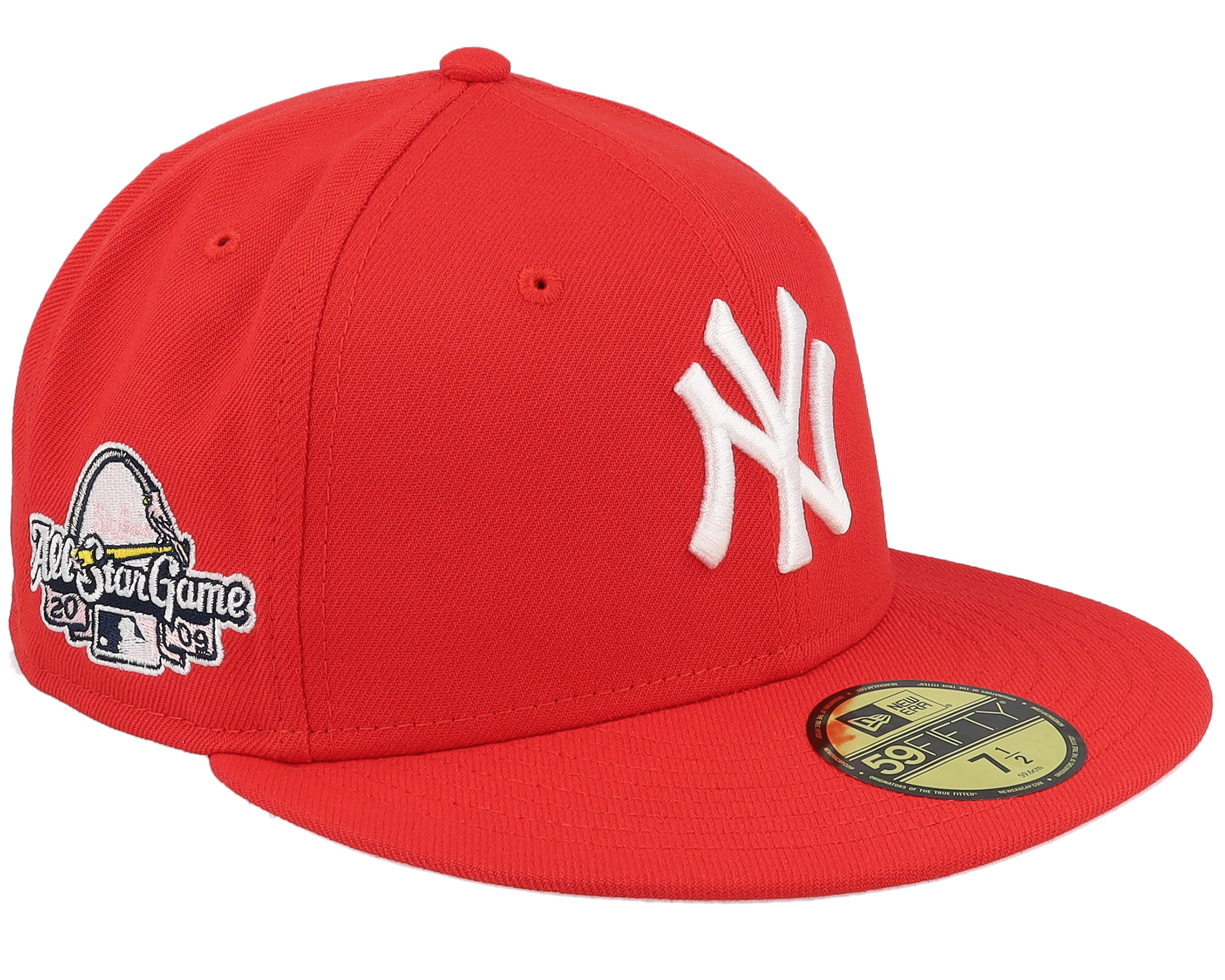 New York Yankees Roulette 59FIFTY Red/Pink Fitted - New Era cap ...