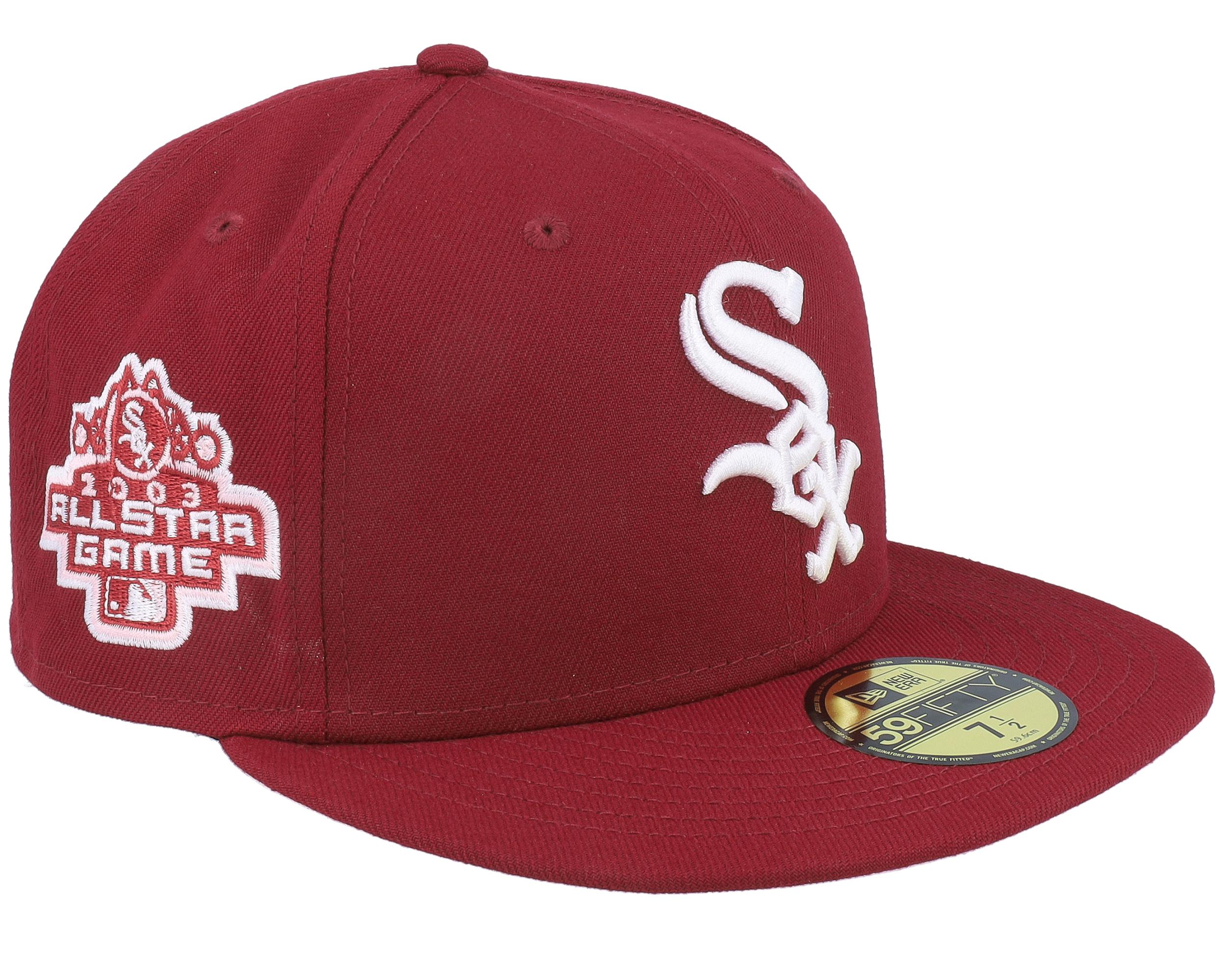 Chicago White Sox Anniversary 59FIFTY Cardinal/Pink Fitted - New Era ...
