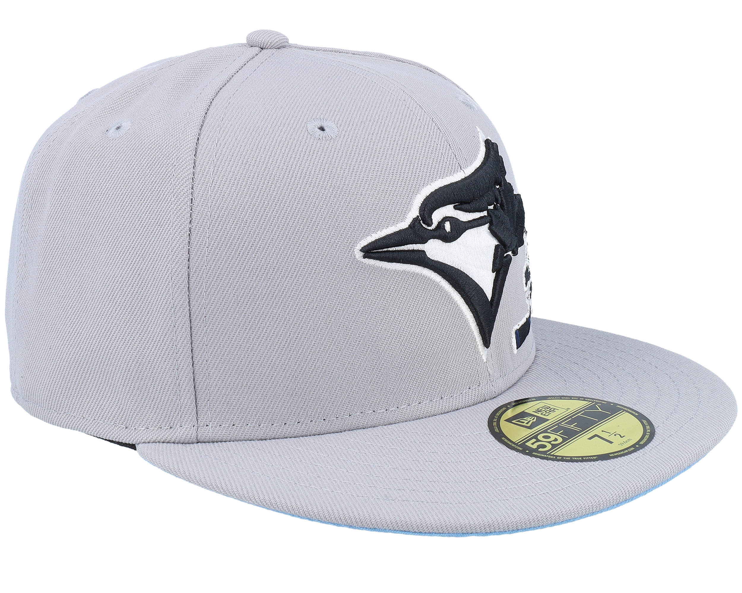 Toronto Blue Jays Daredevil 59FIFTY Grey/City Fitted | Hatstoreworld.com