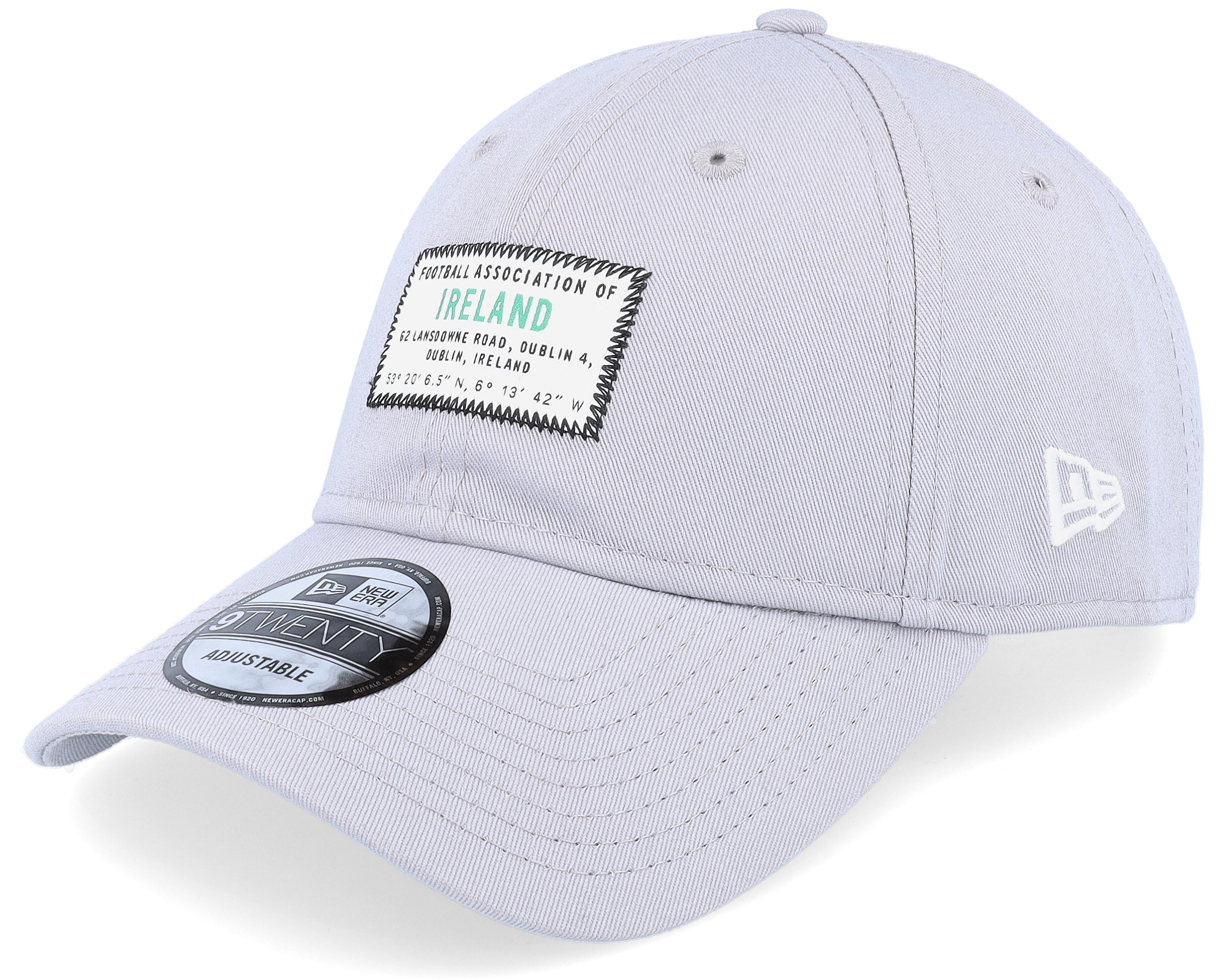 Wordmark Patch 9TWENTY Grey Adjustable - New Era | Hatstoreworld.com