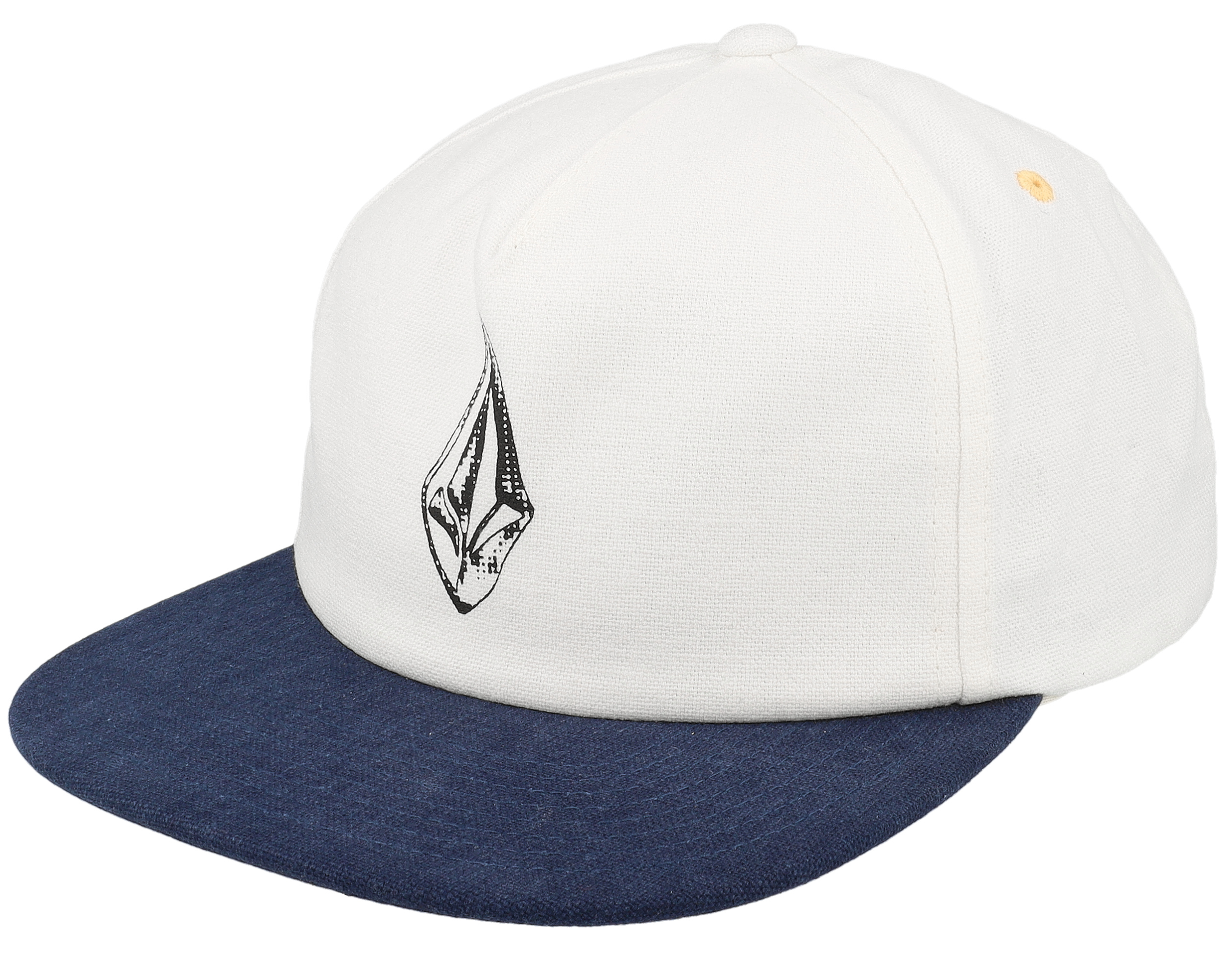 Skate Vitals White/Navy Snapback - Volcom | Hatstoreworld.com