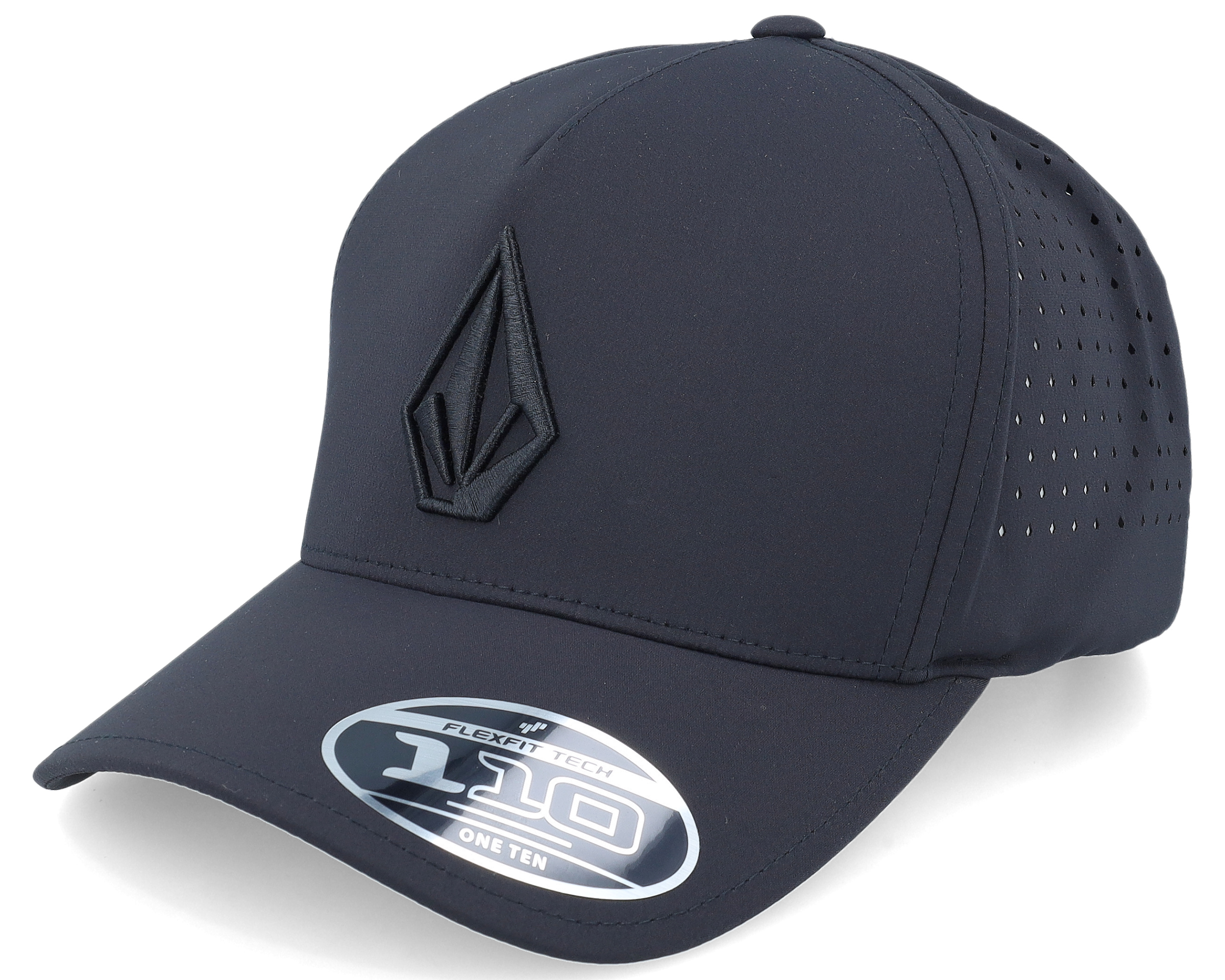 Stone Vented Hat Black A-Frame Adjustable | Hatstoreworld.com