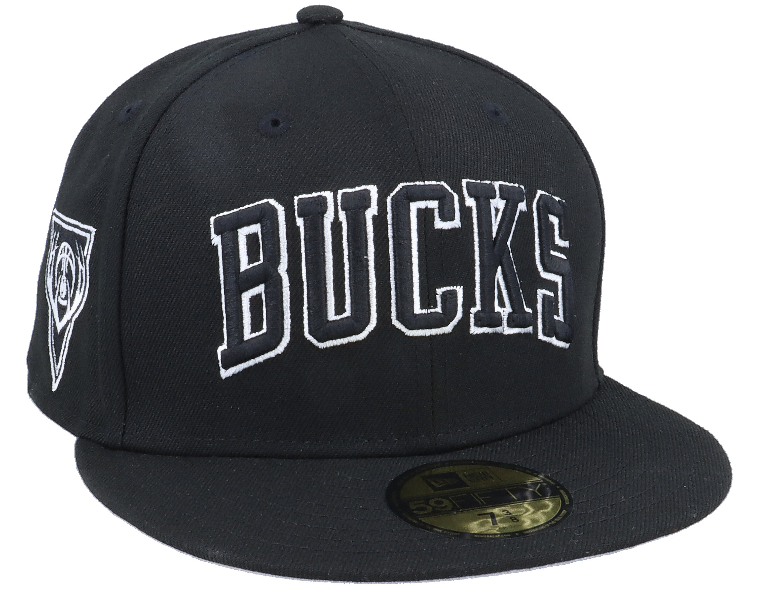 Milwaukee Bucks NBA City Off Cw 59FIFTY Black Fitted - Hatstore.se