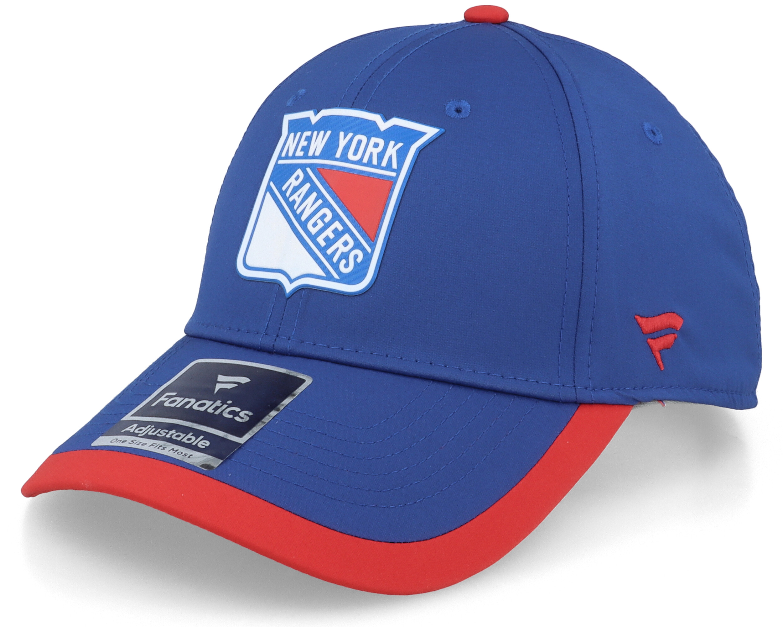 New York Rangers Defender Deep Royal/Athl Red Adjustable - Fanatics cap ...