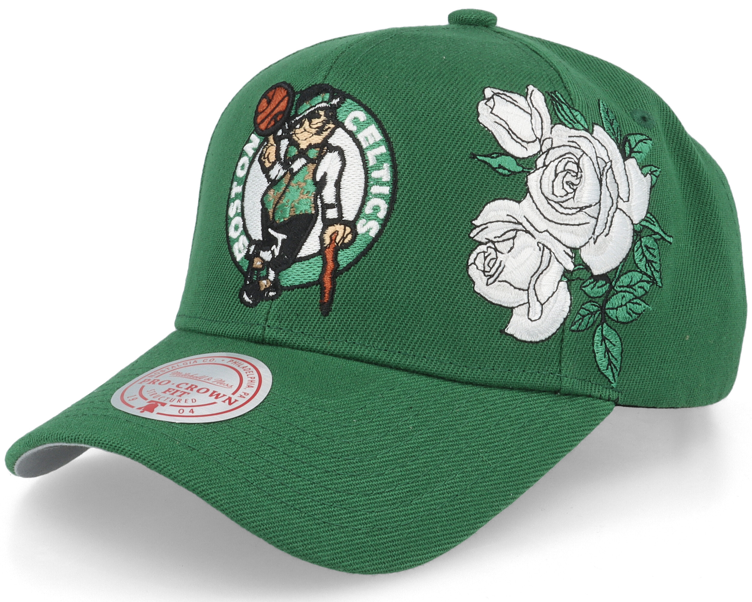 Boston Celtics Secondary Roses Pro Green Adjustable | Hatstoreworld.com