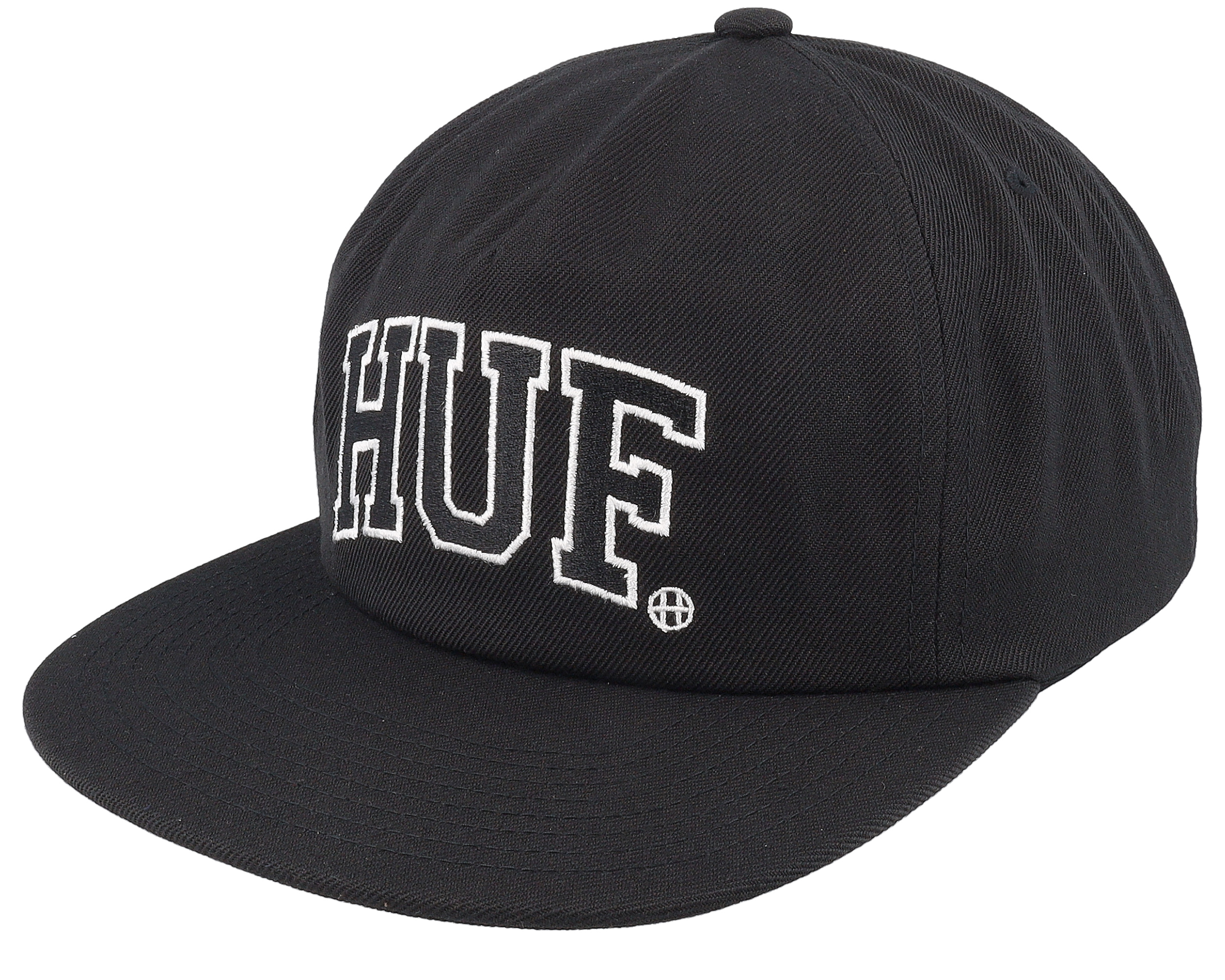 Arch Logo Black Snapback - HUF | Hatstoreworld.com